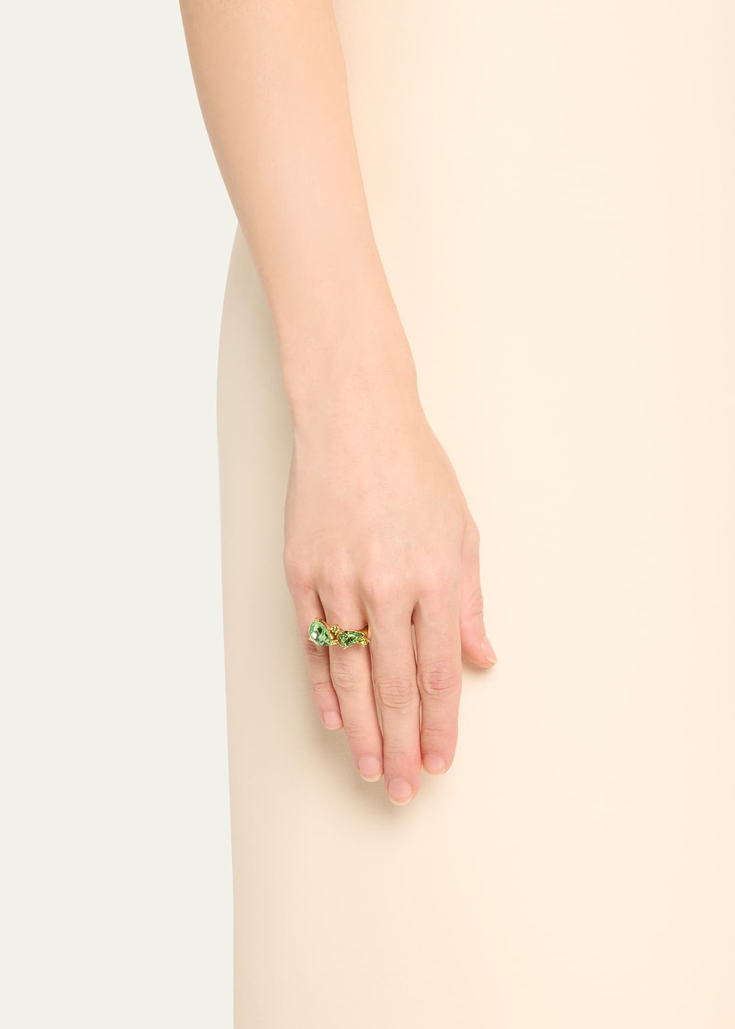 Oscar de la Renta Double Pear Ring - Bergdorf Goodman