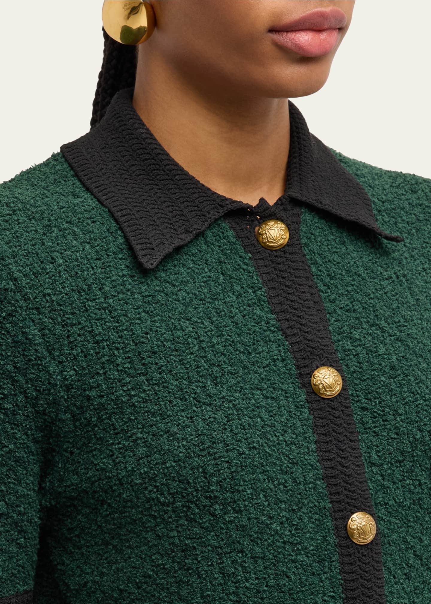 Veronica Beard Marie Short-Sleeve Cardigan - Bergdorf Goodman