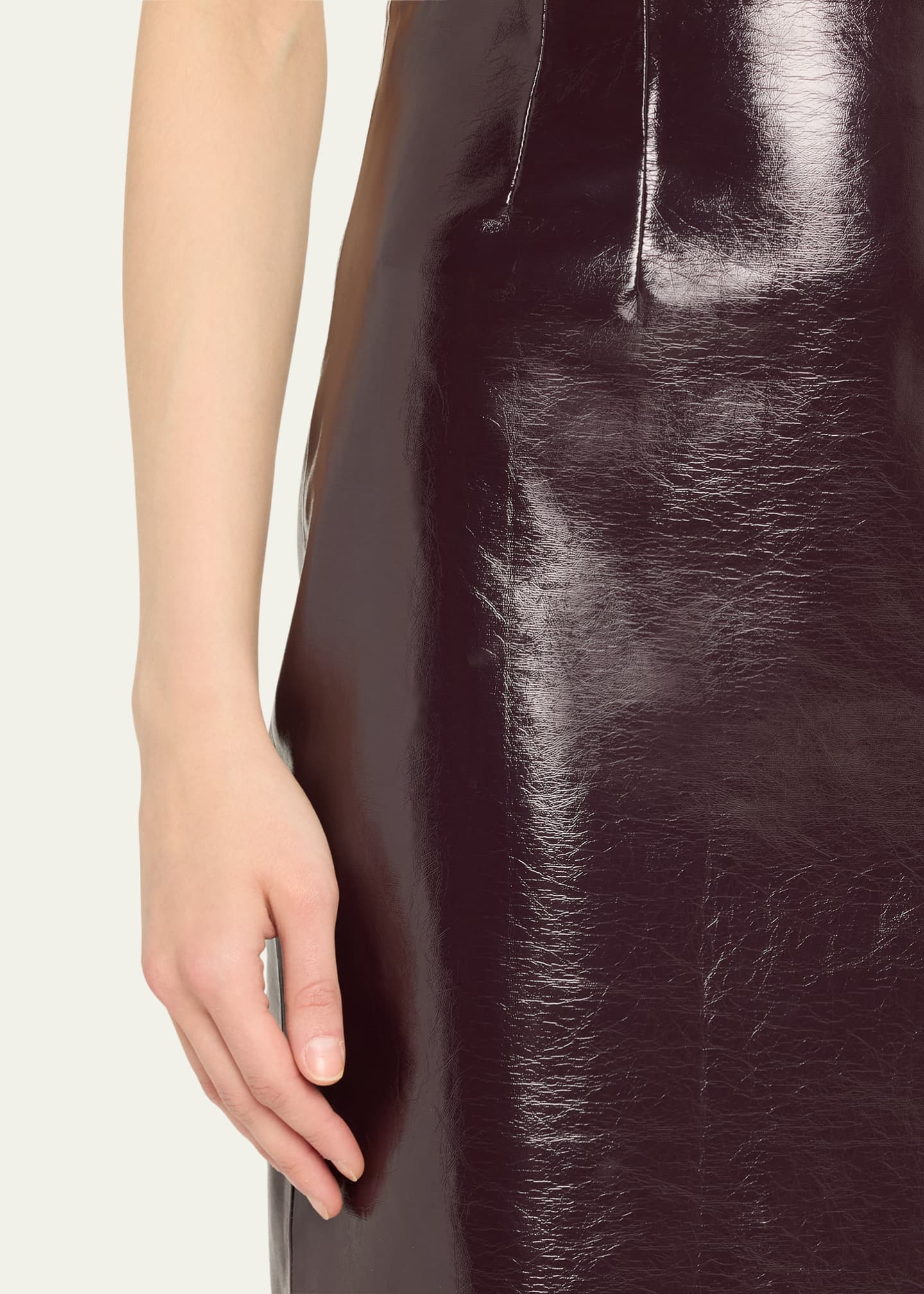 Veronica Beard Holmes Vegan Leather Pencil Skirt - Bergdorf Goodman