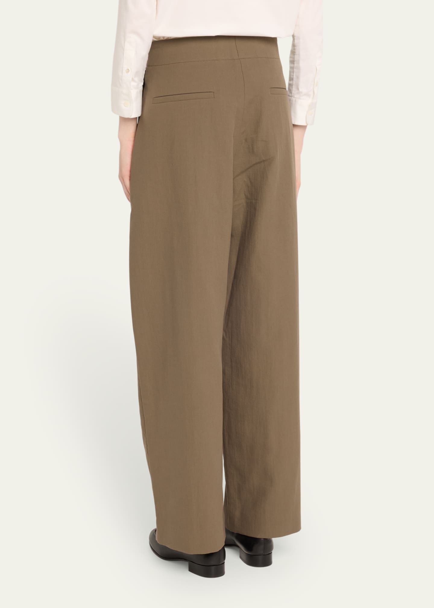 Studio Nicholson Deep Pleat Volume Ankle Pants - Bergdorf Goodman