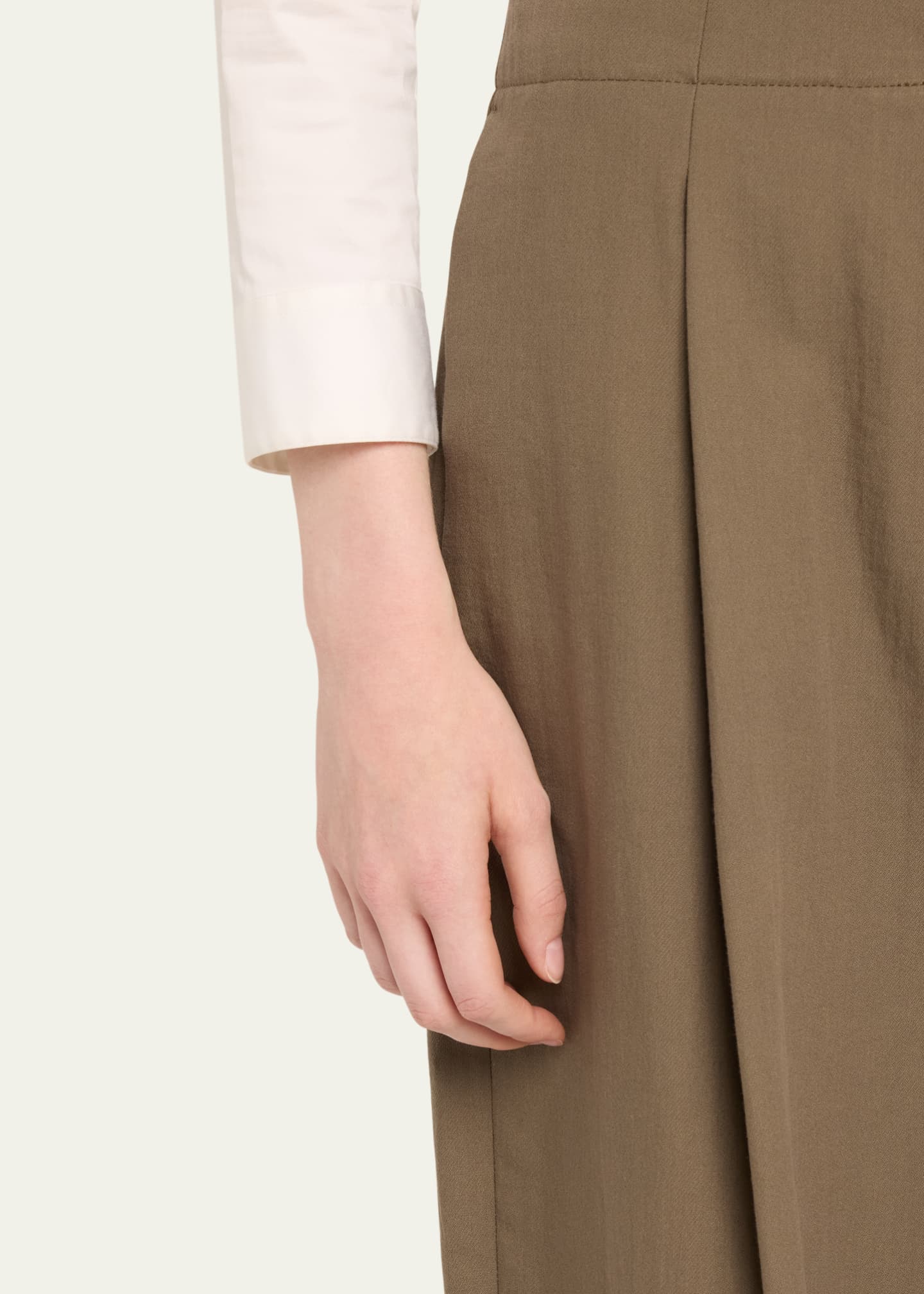 Studio Nicholson Deep Pleat Volume Ankle Pants - Bergdorf Goodman