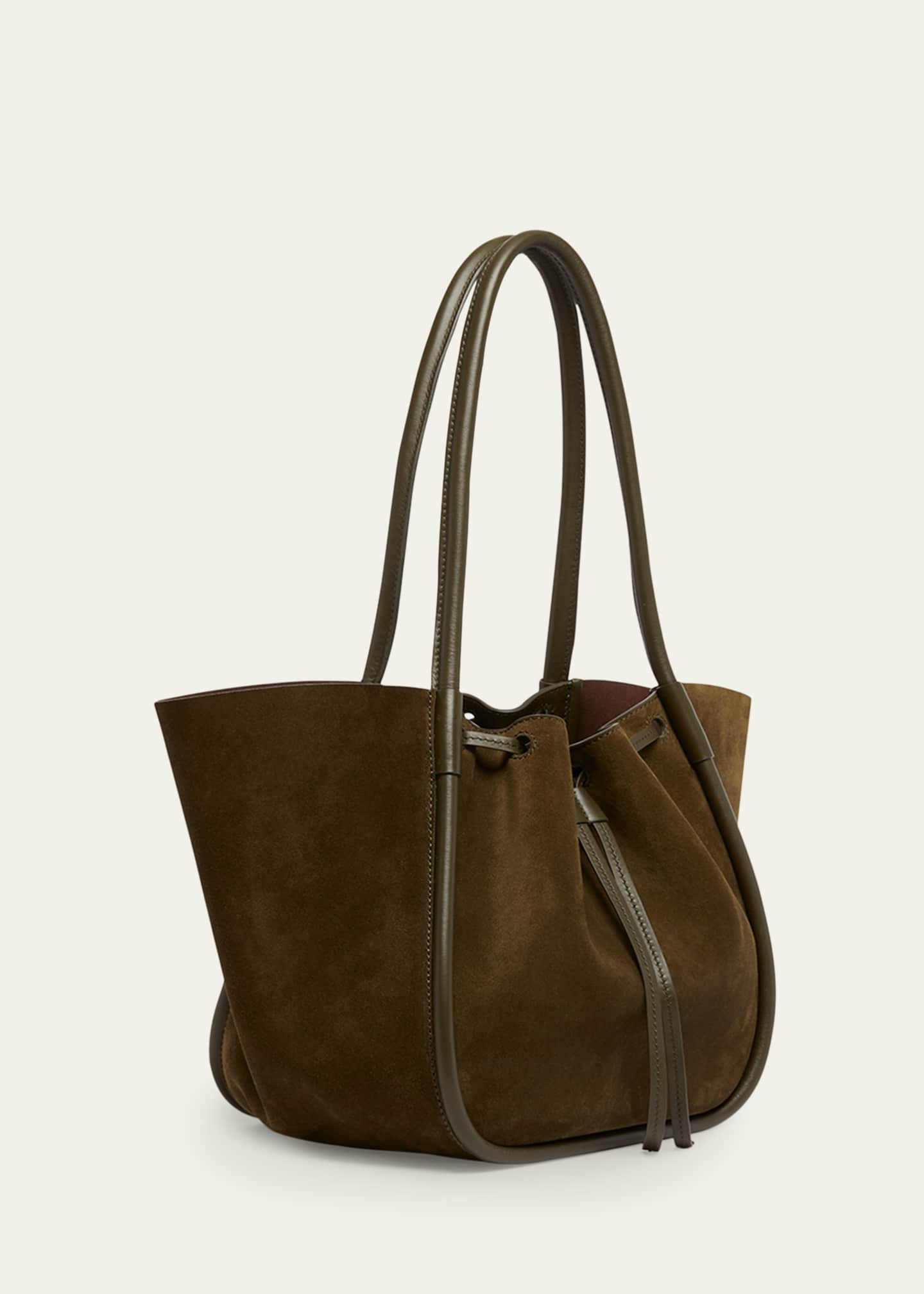 Proenza Schouler Large Drawstring Suede Tote Bag - Bergdorf Goodman