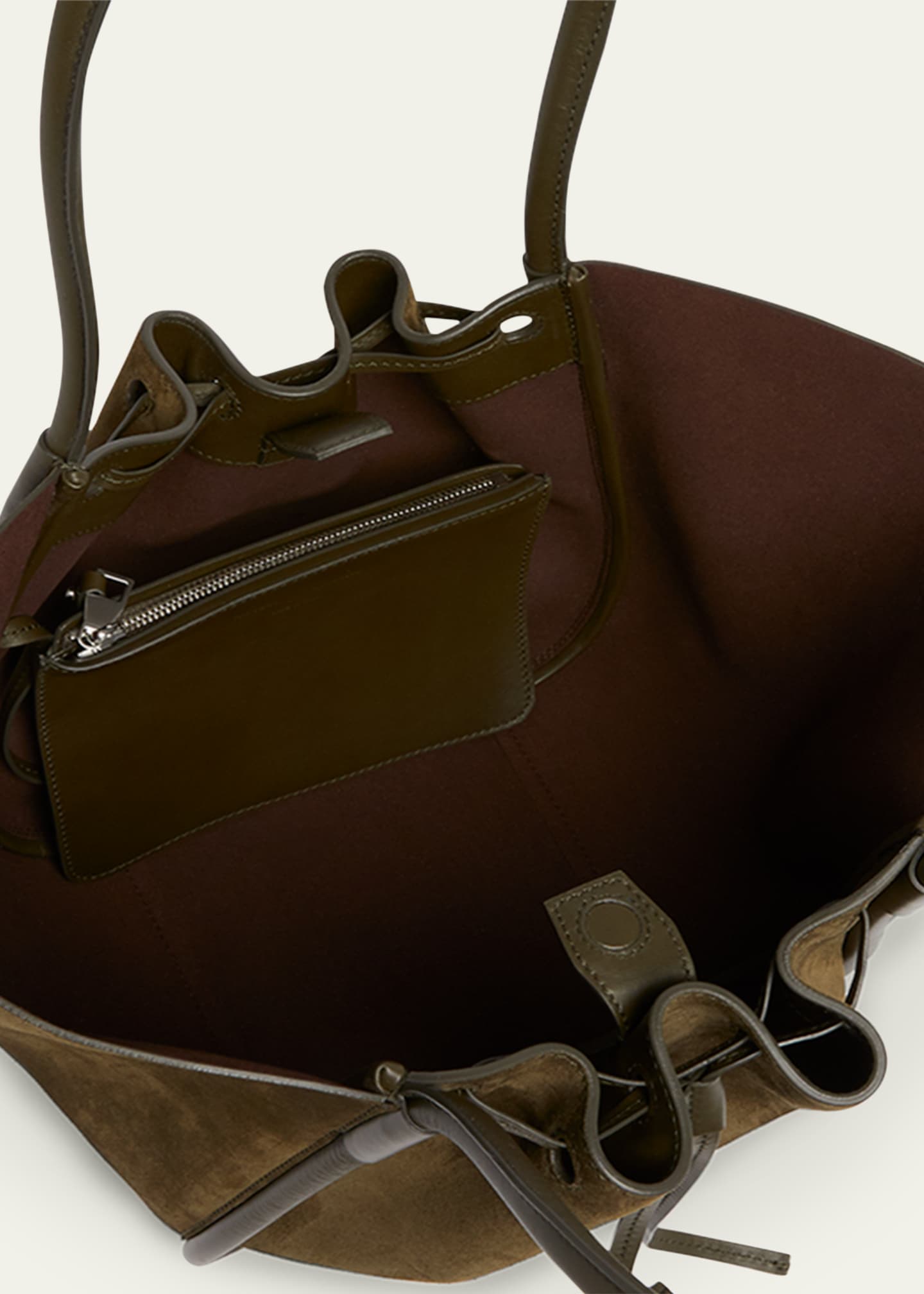 Proenza Schouler Large Drawstring Suede Tote Bag - Bergdorf Goodman