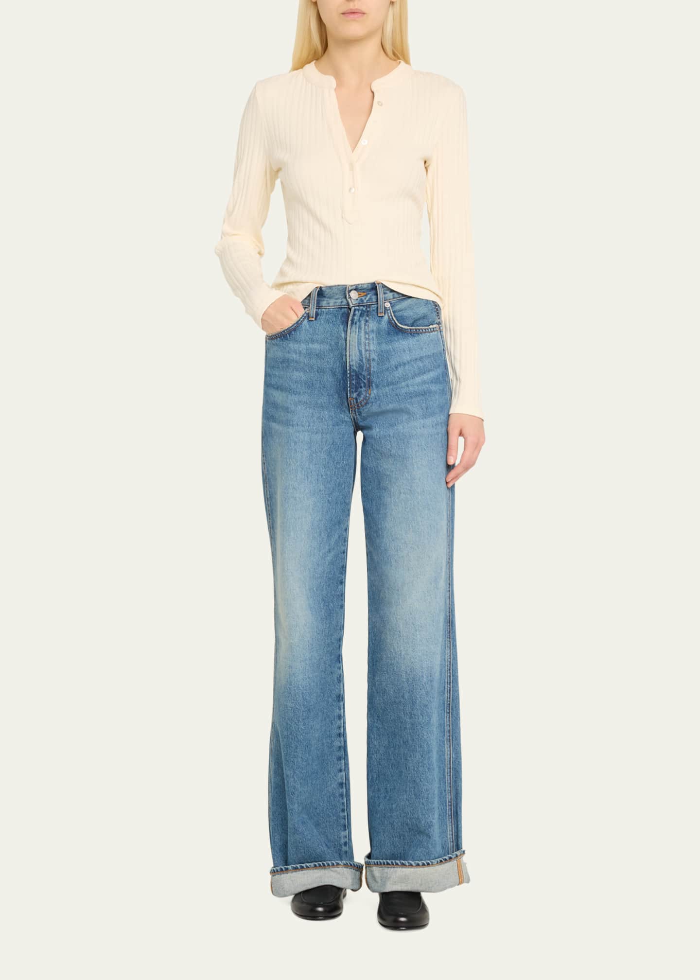 Veronica Beard Jocelyn Long-Sleeve Top - Bergdorf Goodman