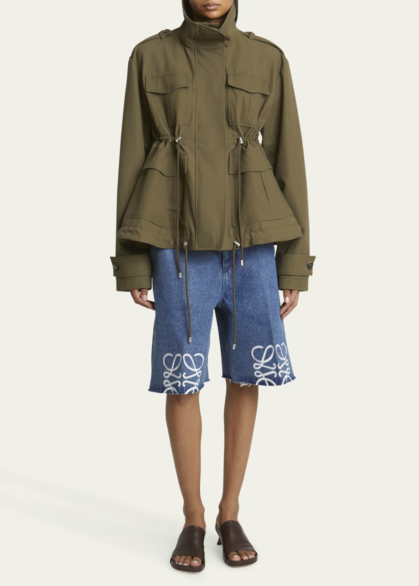 Loewe Parka Jacket with Cargo Pockets - Bergdorf Goodman