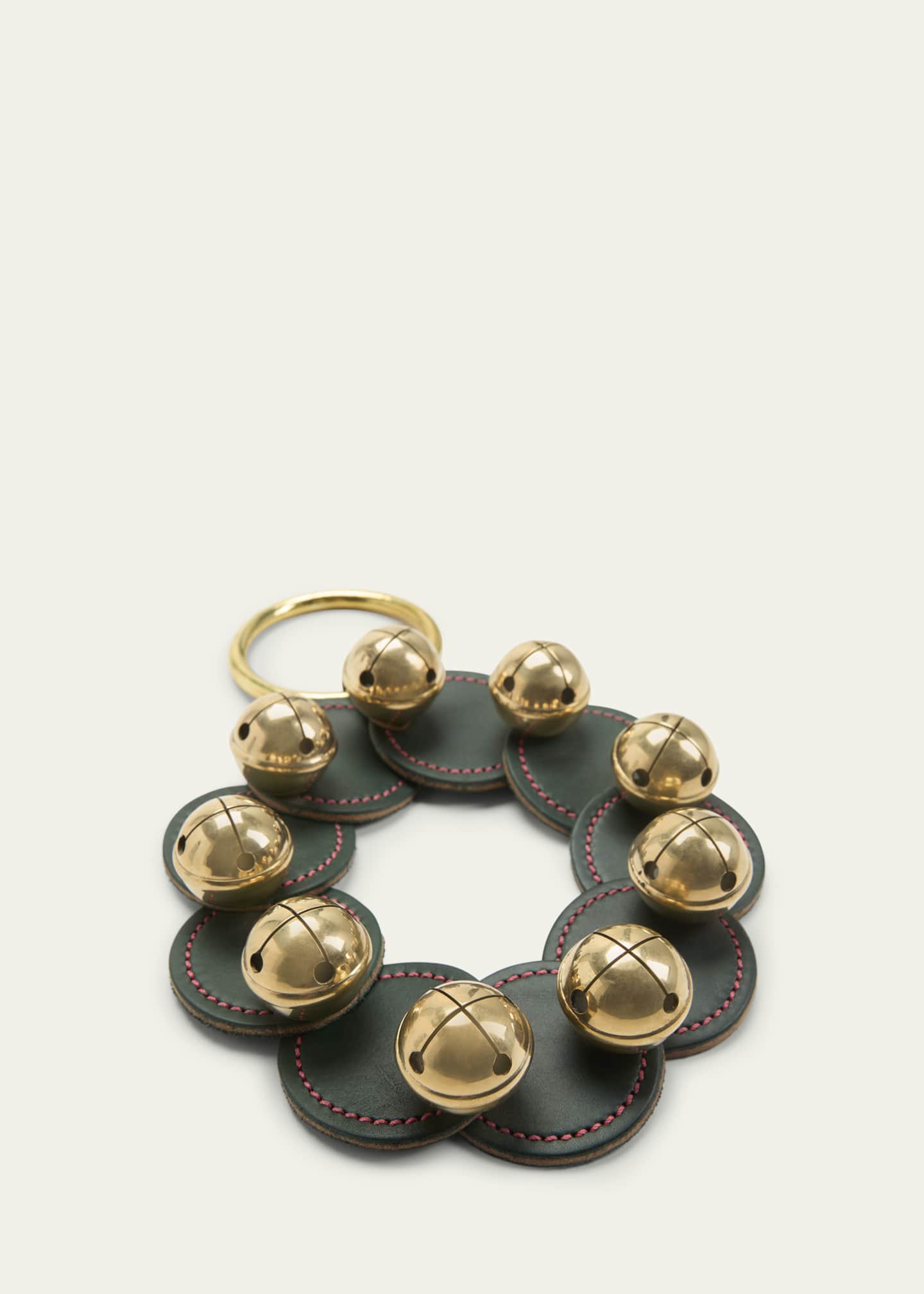 Belsnickel Brass Bells Disk Wreath - Bergdorf Goodman