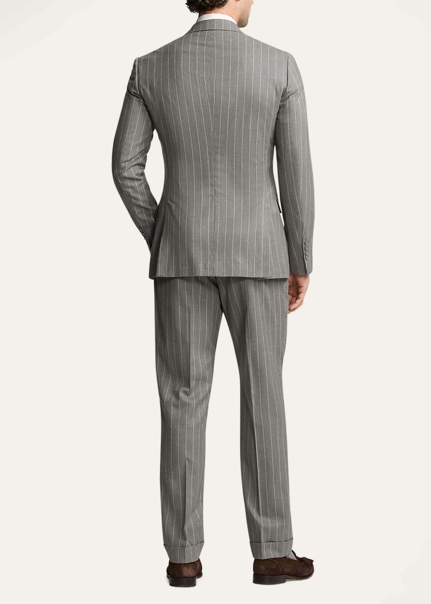 Ralph Lauren Purple Label Men's Kent Hand-Tailored Pinstripe Wool Suit ...