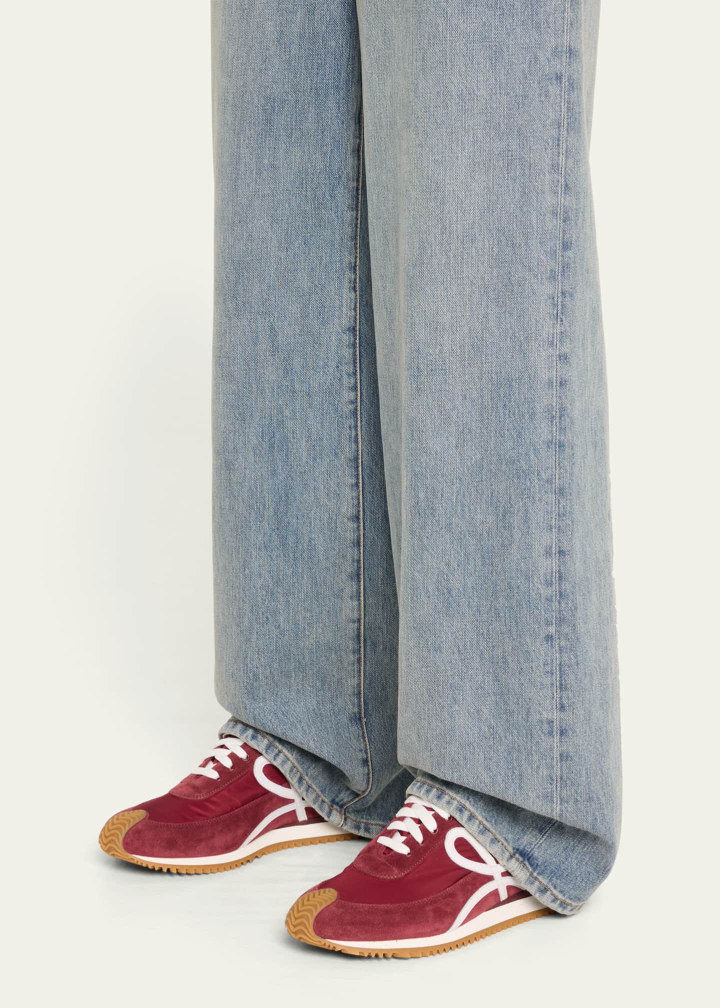 Loewe Flow Retro Runner Sneakers - Bergdorf Goodman