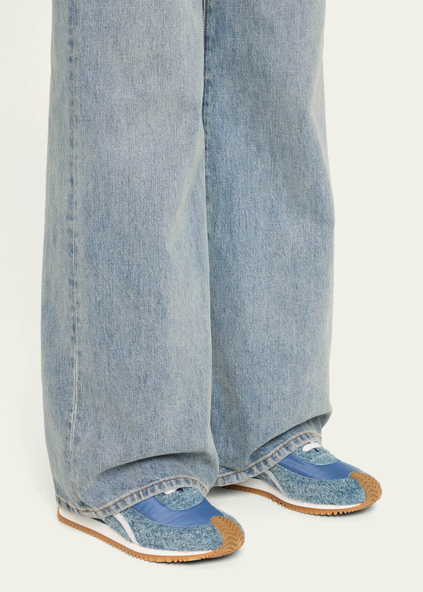 Loewe Flow Retro Runner Sneakers - Bergdorf Goodman