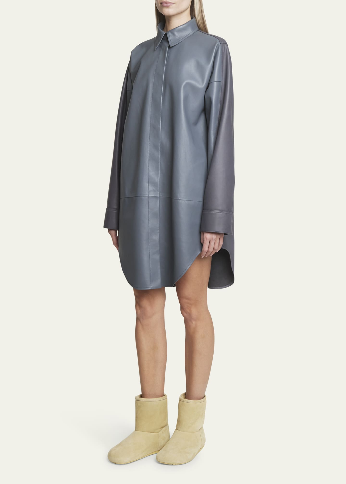 Loewe Lago Suede Shearling Cozy Boots - Bergdorf Goodman