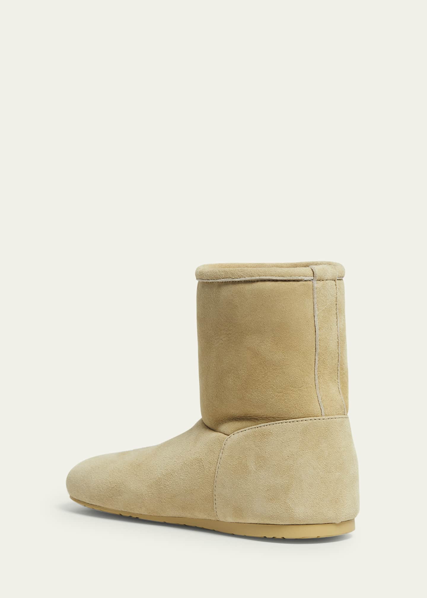 Loewe Lago Suede Shearling Cozy Boots - Bergdorf Goodman