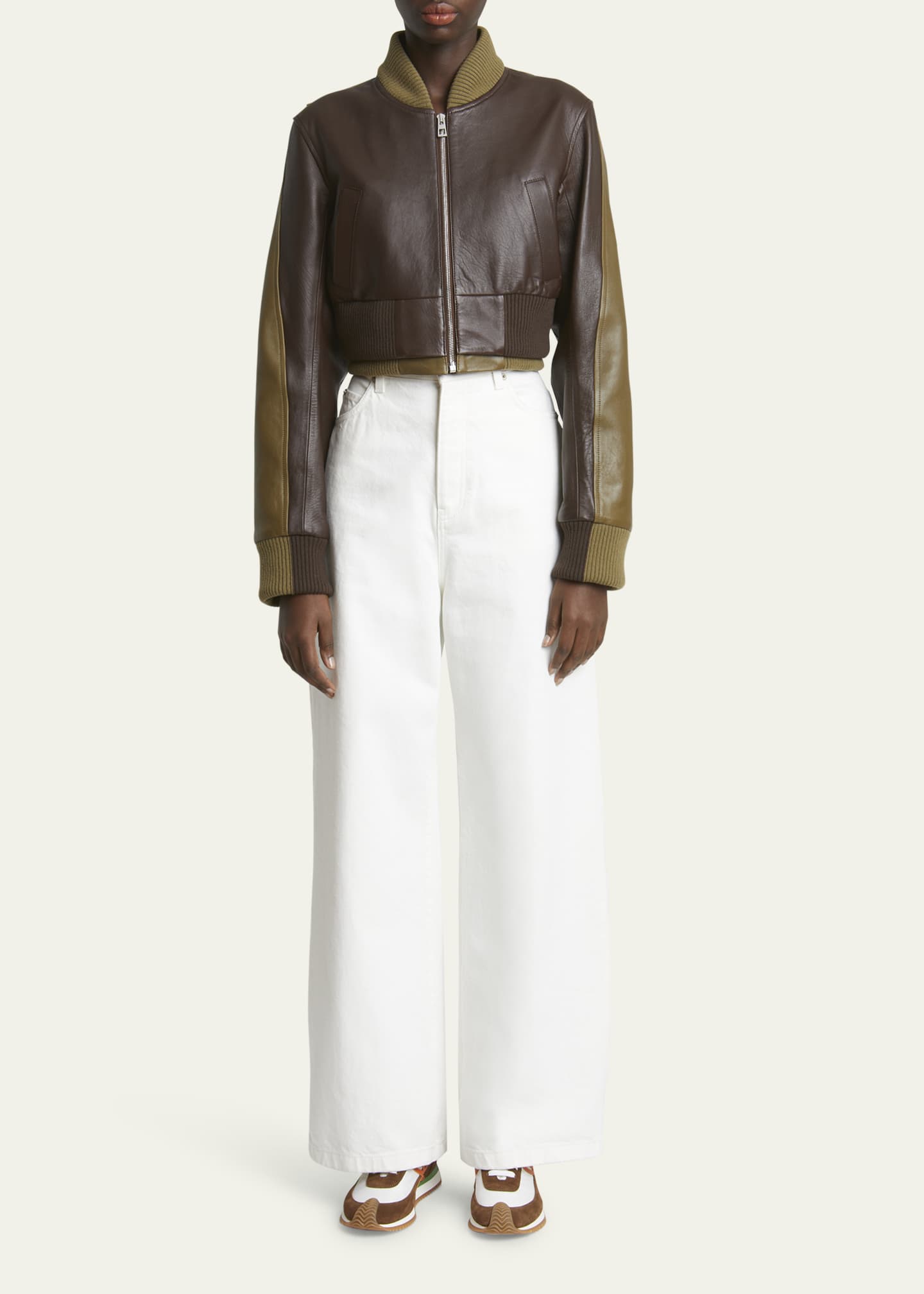 Loewe Flow Retro Runner Sneakers - Bergdorf Goodman