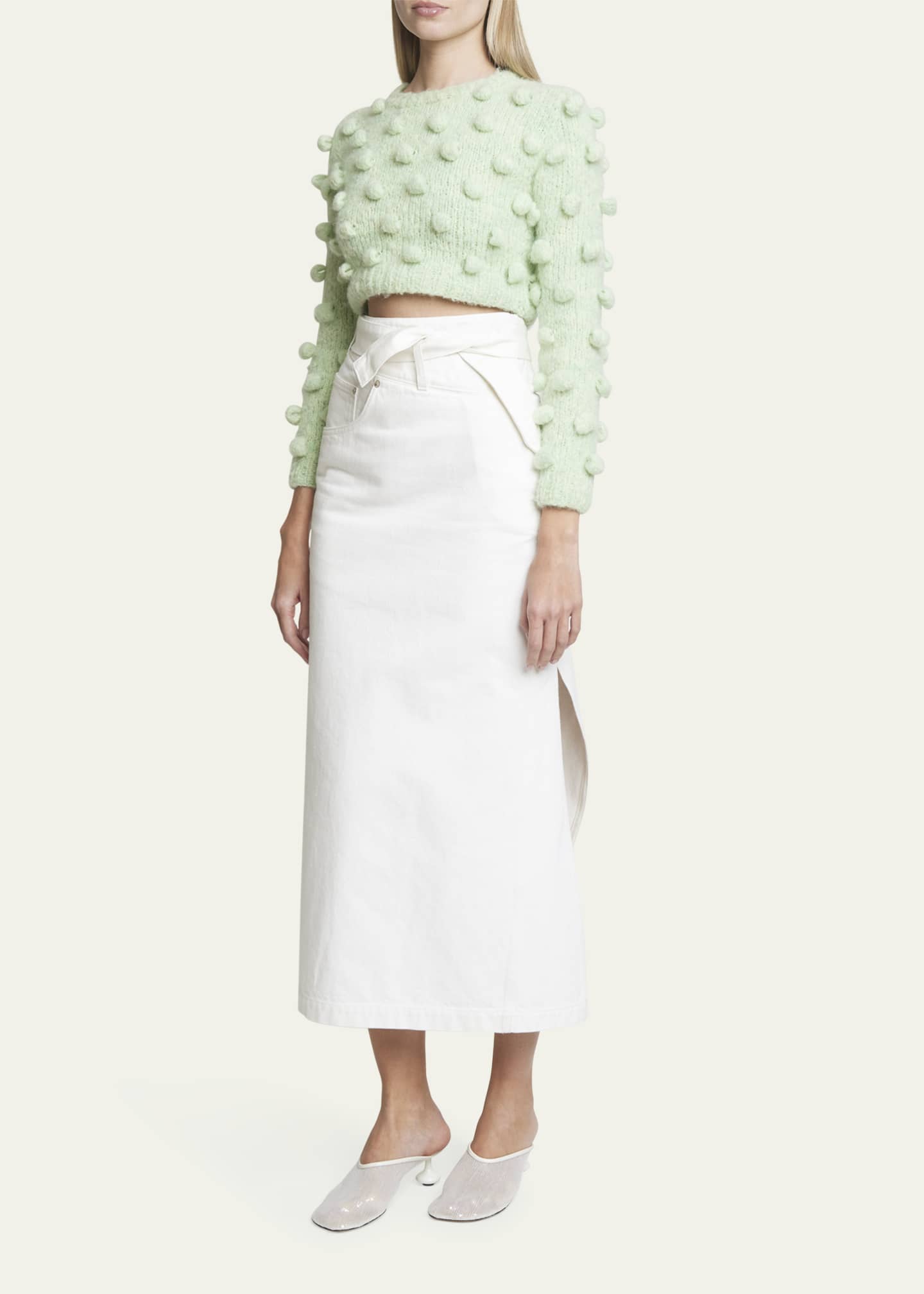 Loewe Toy Sequin Mule Pumps - Bergdorf Goodman