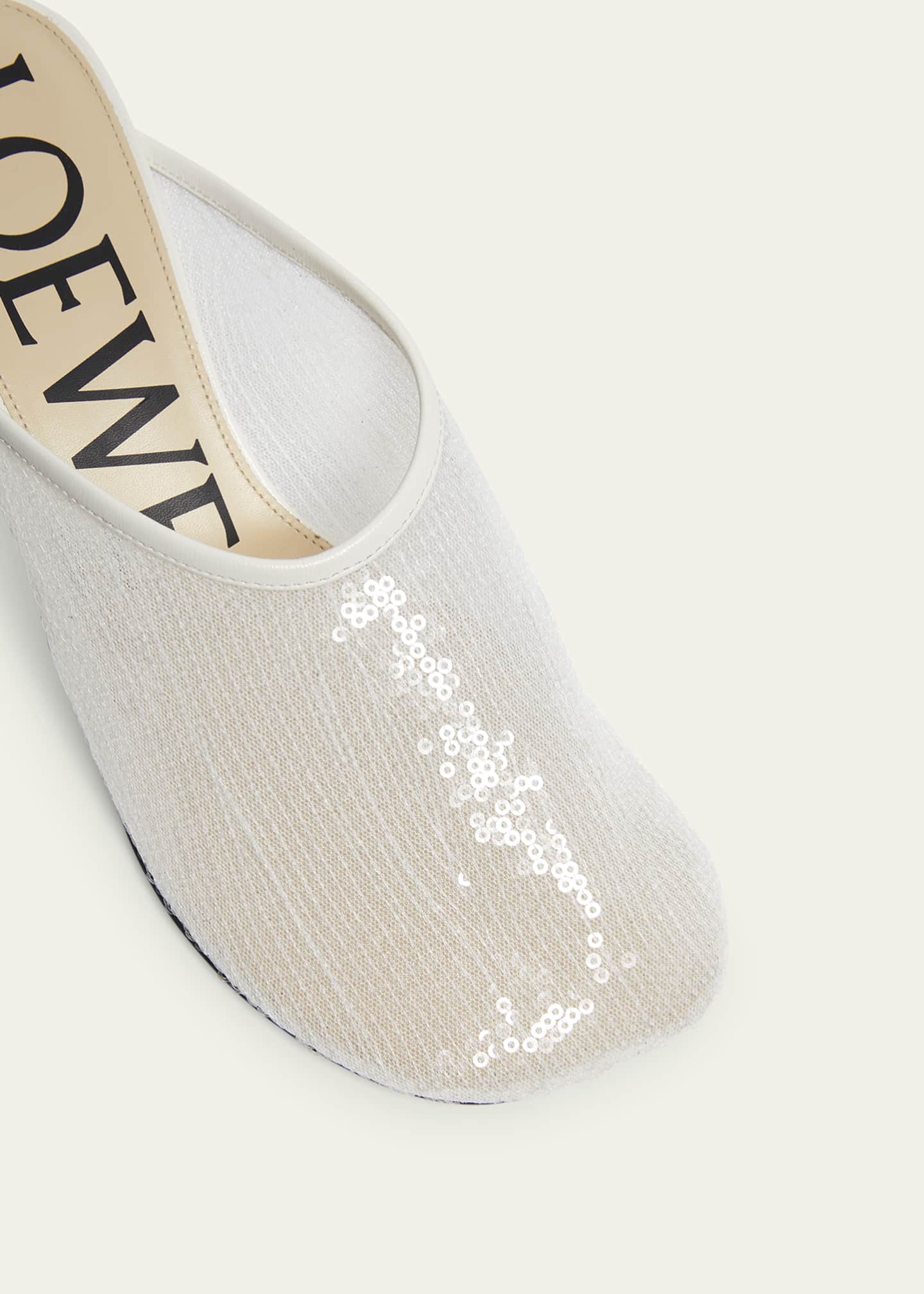 Loewe Toy Sequin Mule Pumps - Bergdorf Goodman