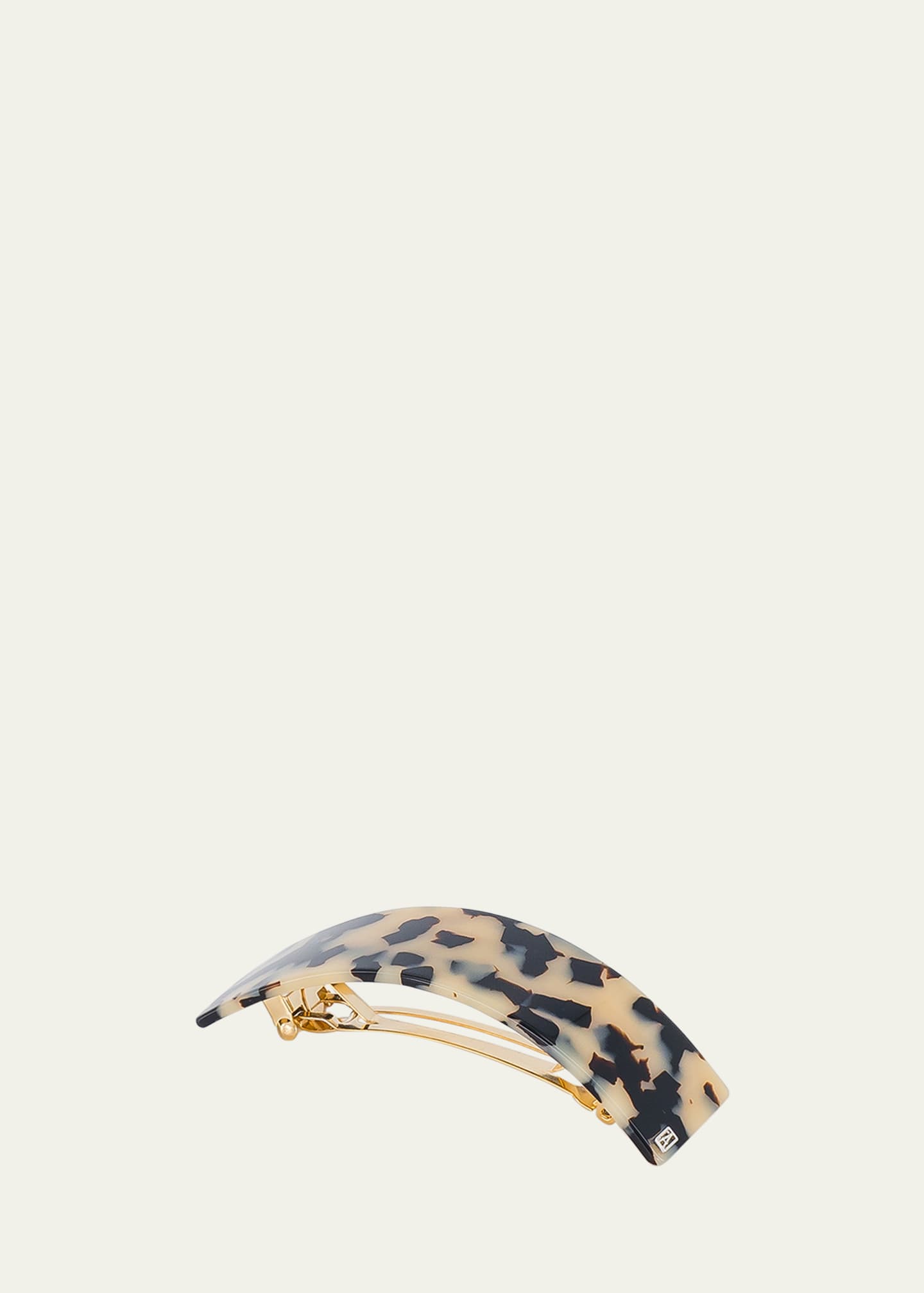 Alexandre de Paris Curved Tortoise French Barrette - Bergdorf Goodman