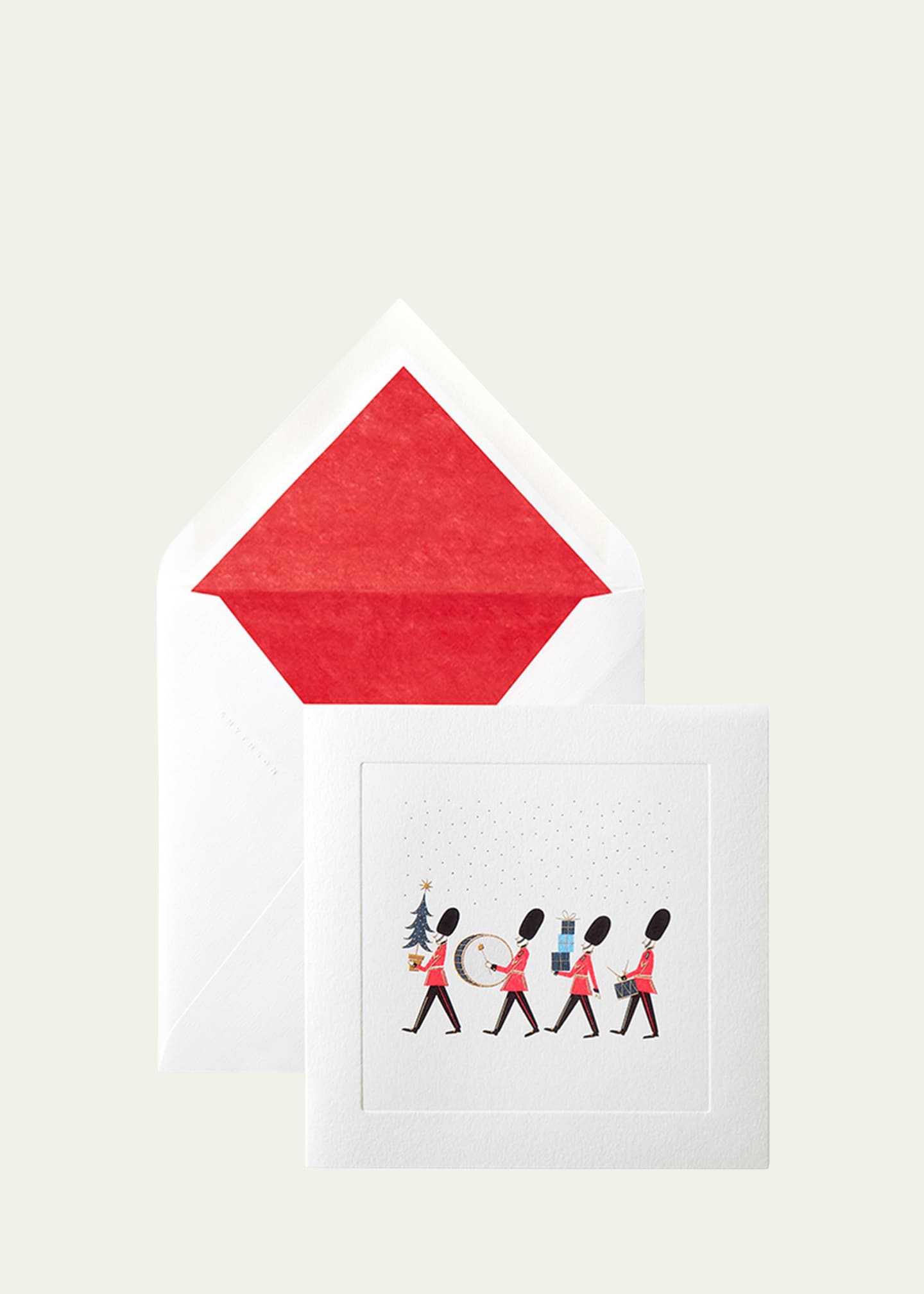 Smythson Royal Guard Folded Cards, Set of 10 - Bergdorf Goodman
