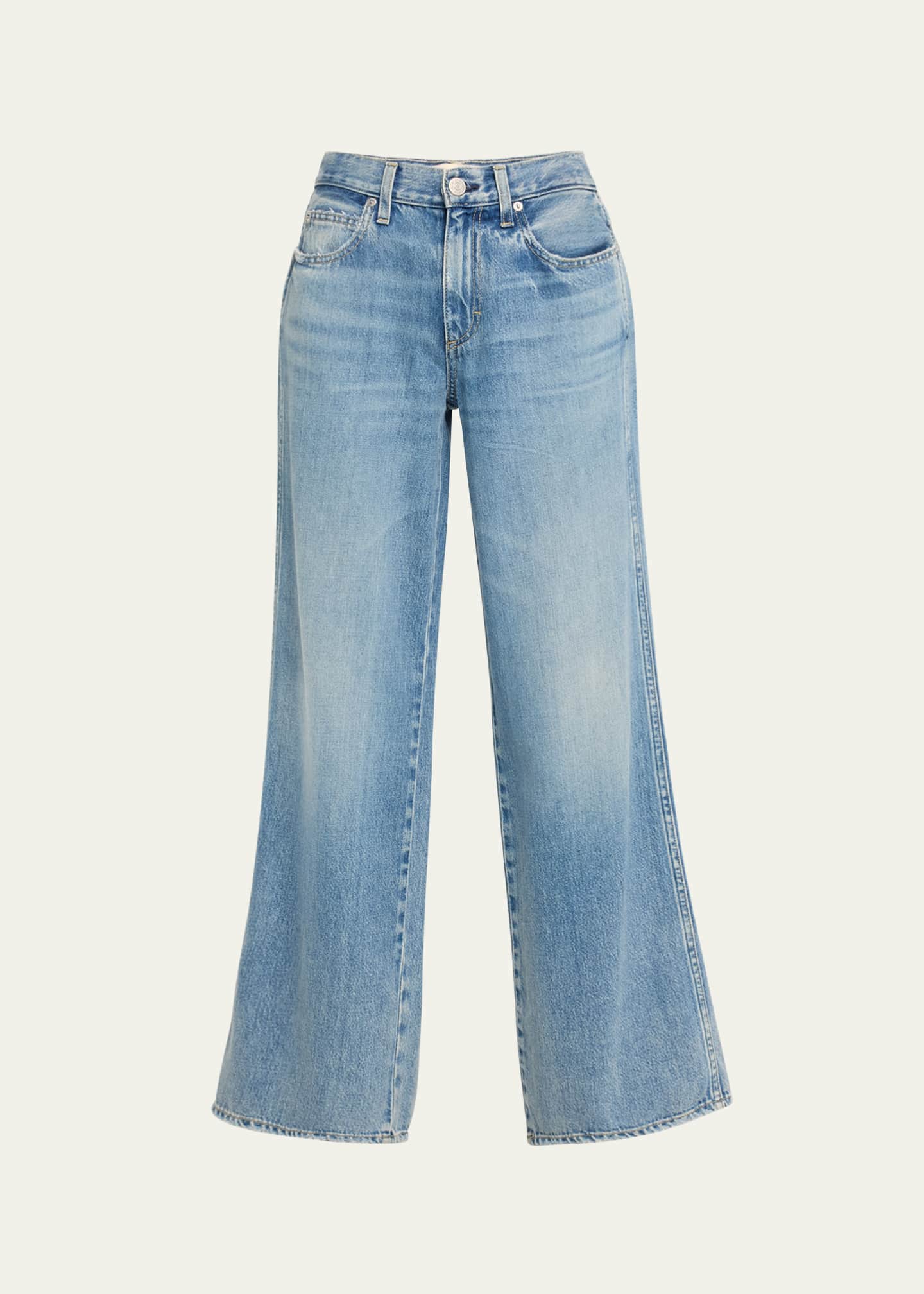 AMO Denim Regina Wide-Leg Jeans - Bergdorf Goodman