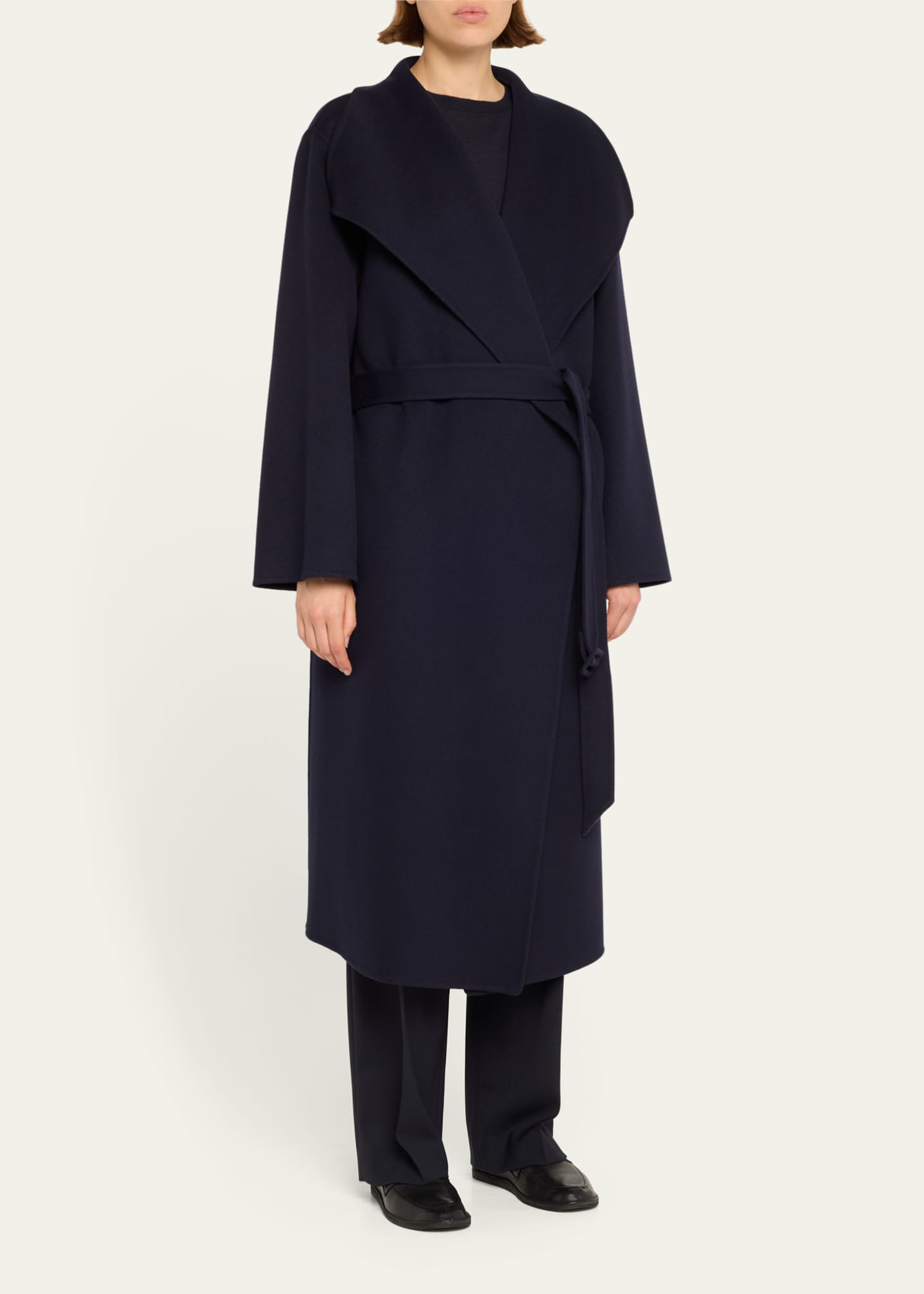 THE ROW Hailey Belted Wool Cashmere Coat - Bergdorf Goodman