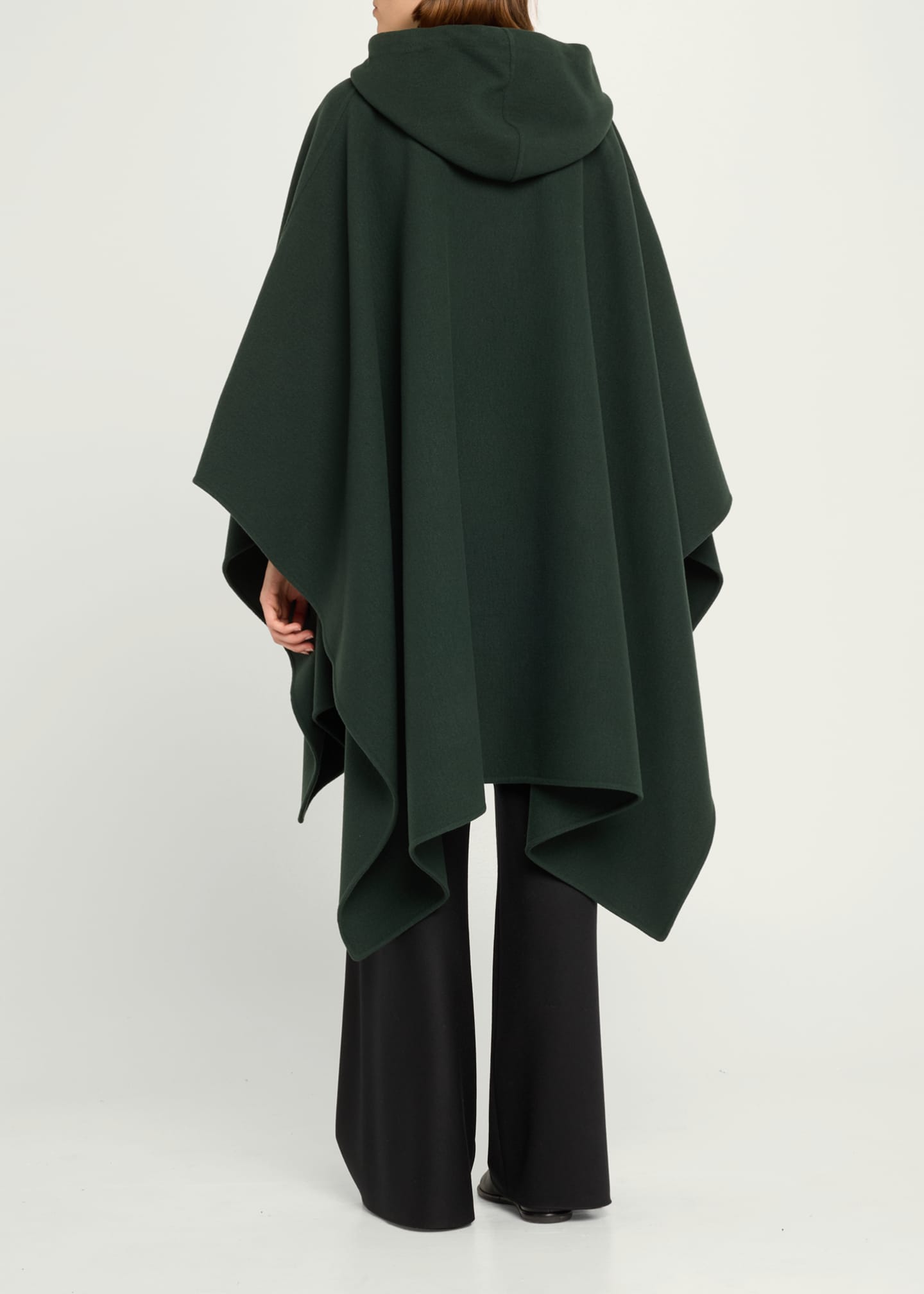 THE ROW Rianette Hooded Cashmere Cape Coat - Bergdorf Goodman