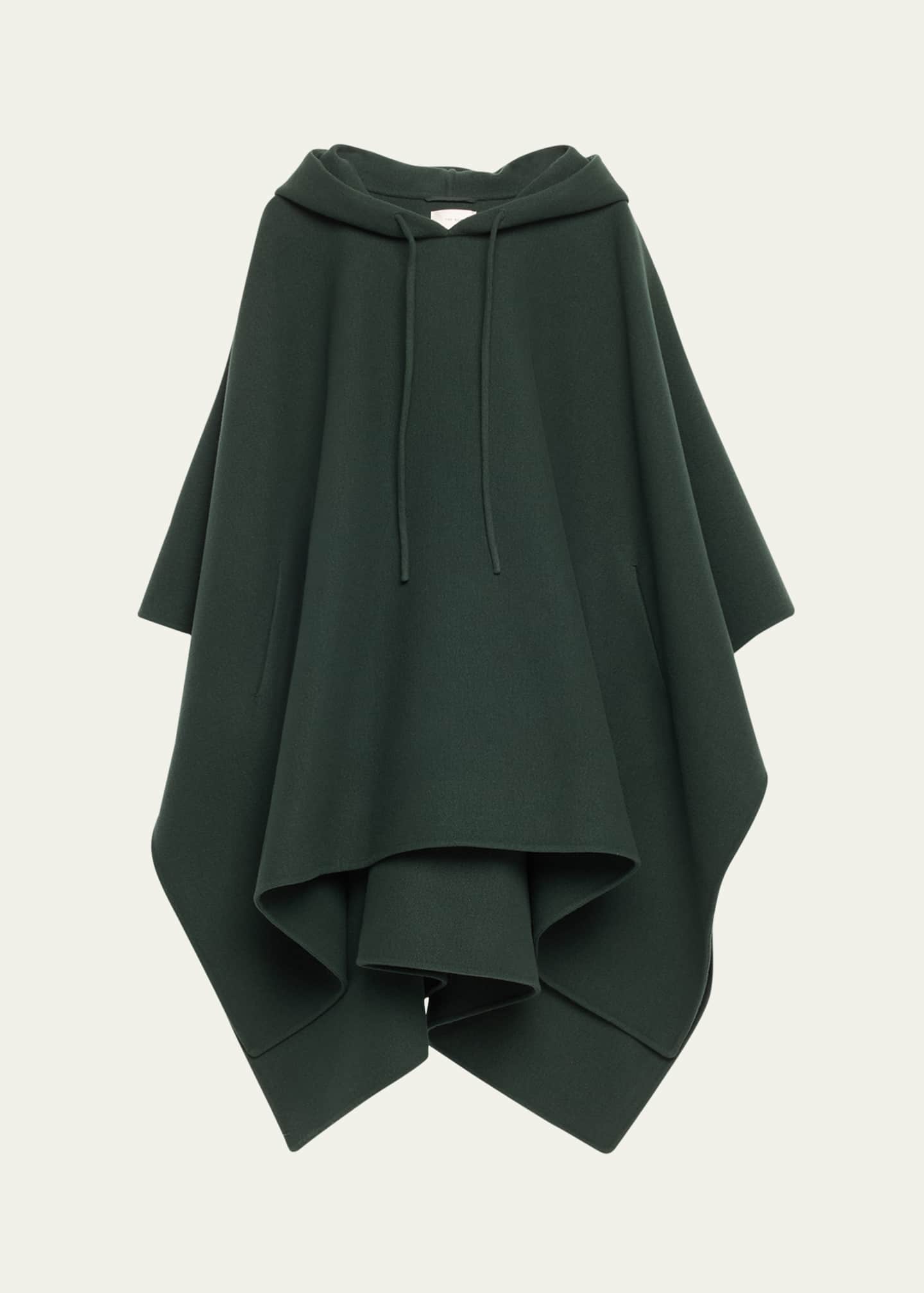 THE ROW Rianette Hooded Cashmere Cape Coat - Bergdorf Goodman