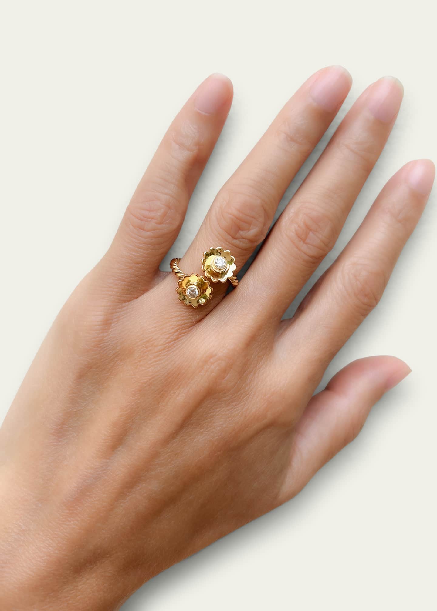 Haute Victoire Etoile Toi et Moi Diamond Ring, Size 6.5 - Bergdorf Goodman