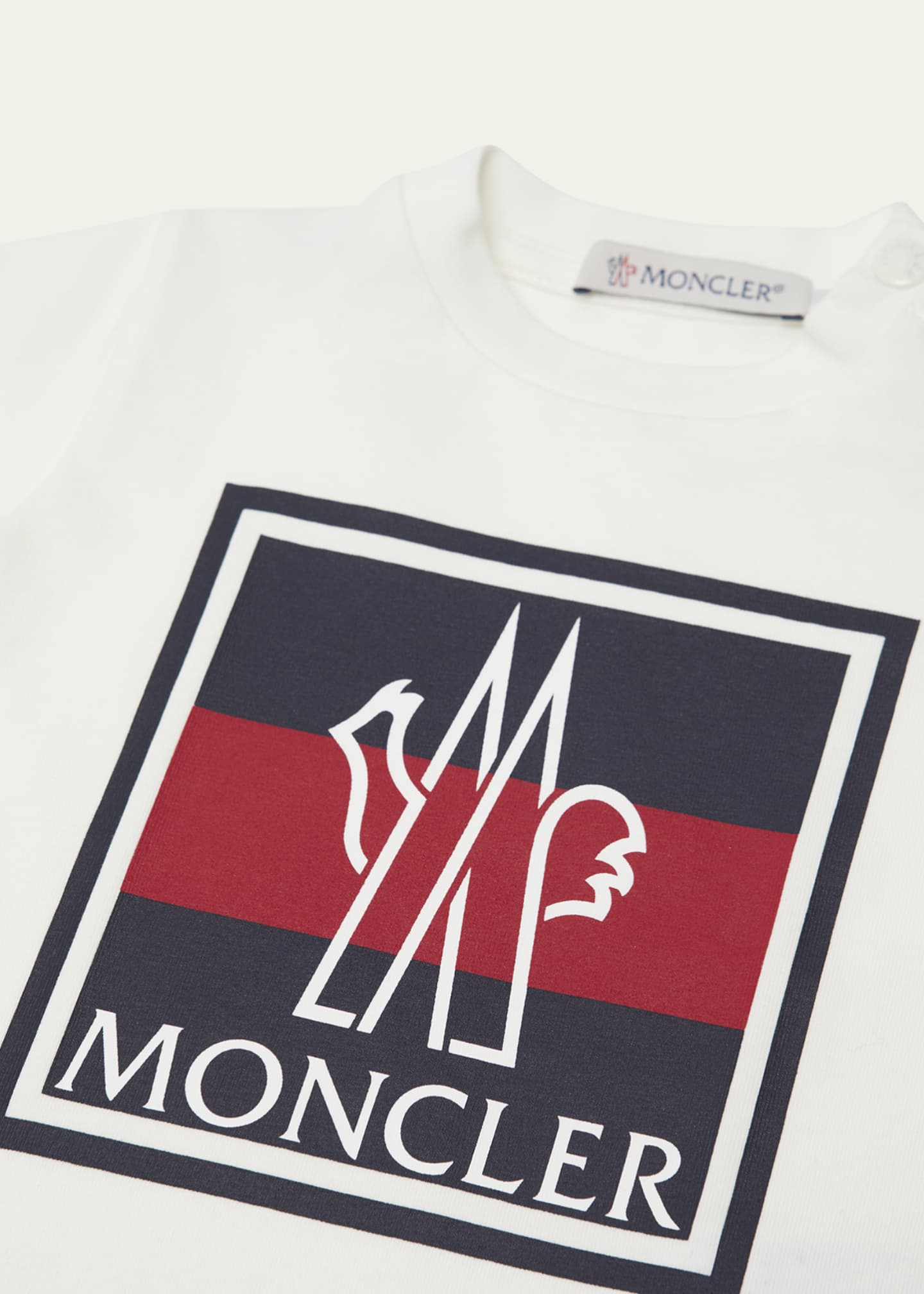 Moncler Boy's Logo Emblem Graphic T-Shirt, Size 3M-3 - Bergdorf Goodman