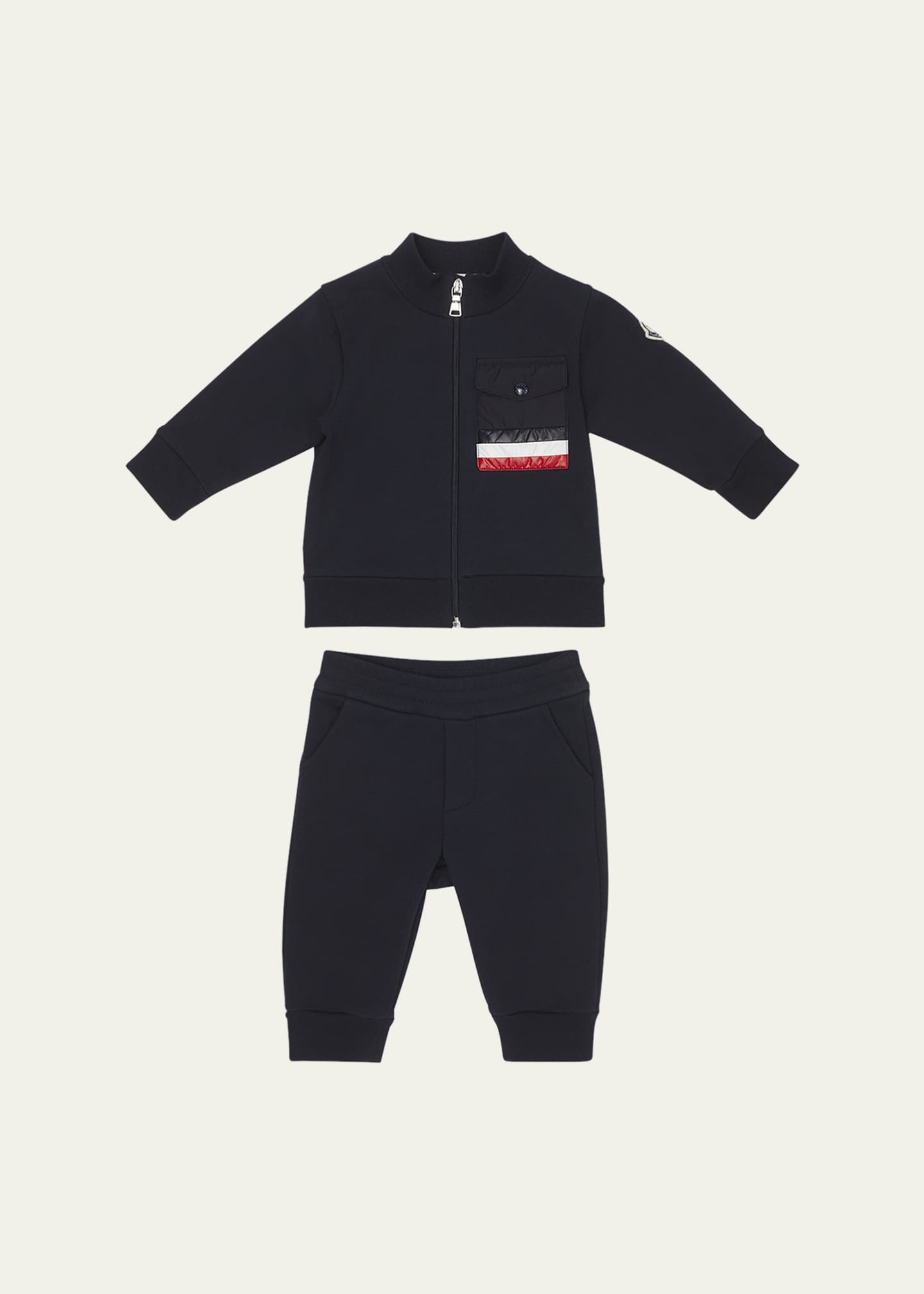 Moncler Boy's Tri-Stripe Two-Piece Set, Size 3M-3 - Bergdorf Goodman