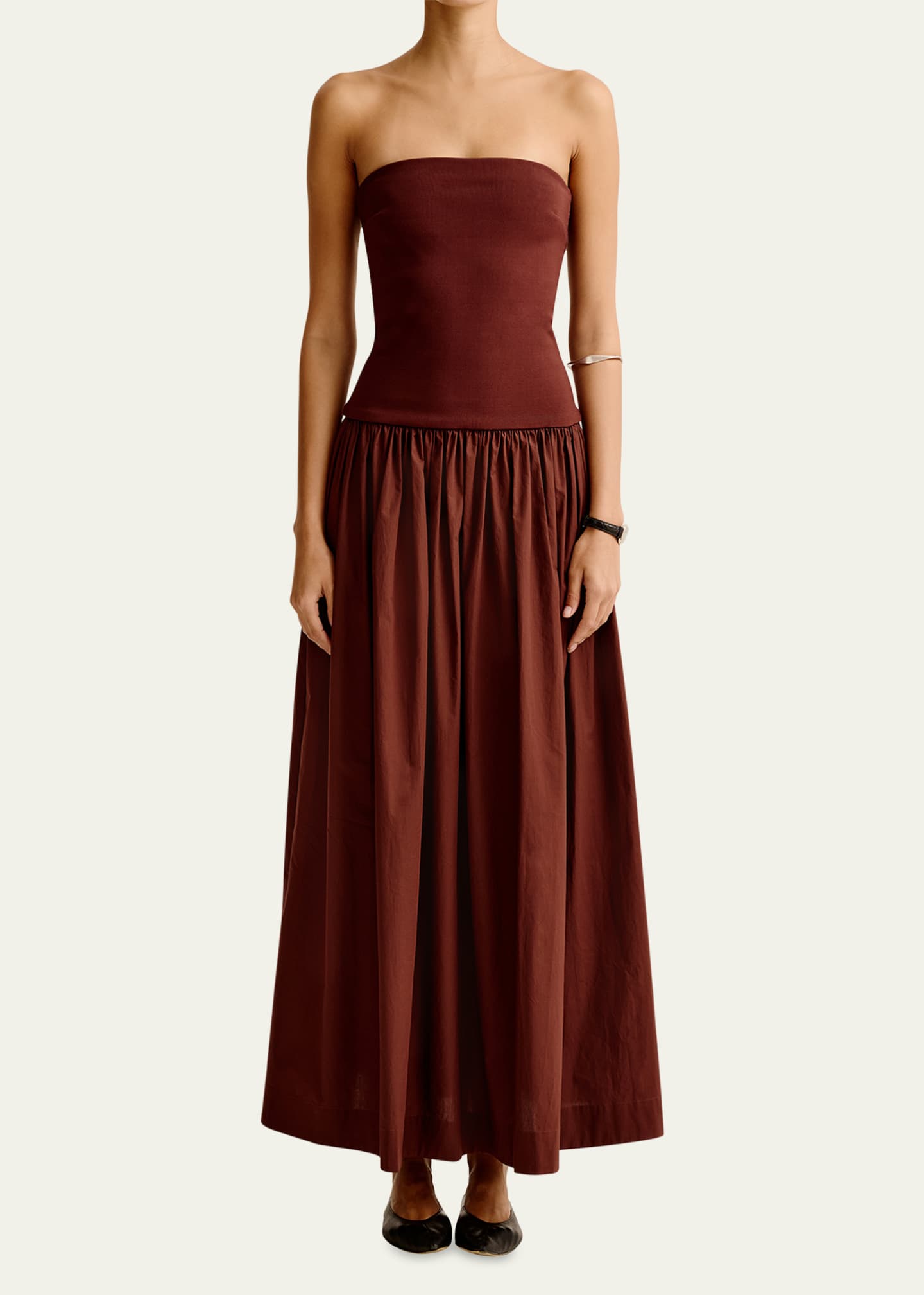ESSE Studios Strapless Knit Maxi Dress - Bergdorf Goodman