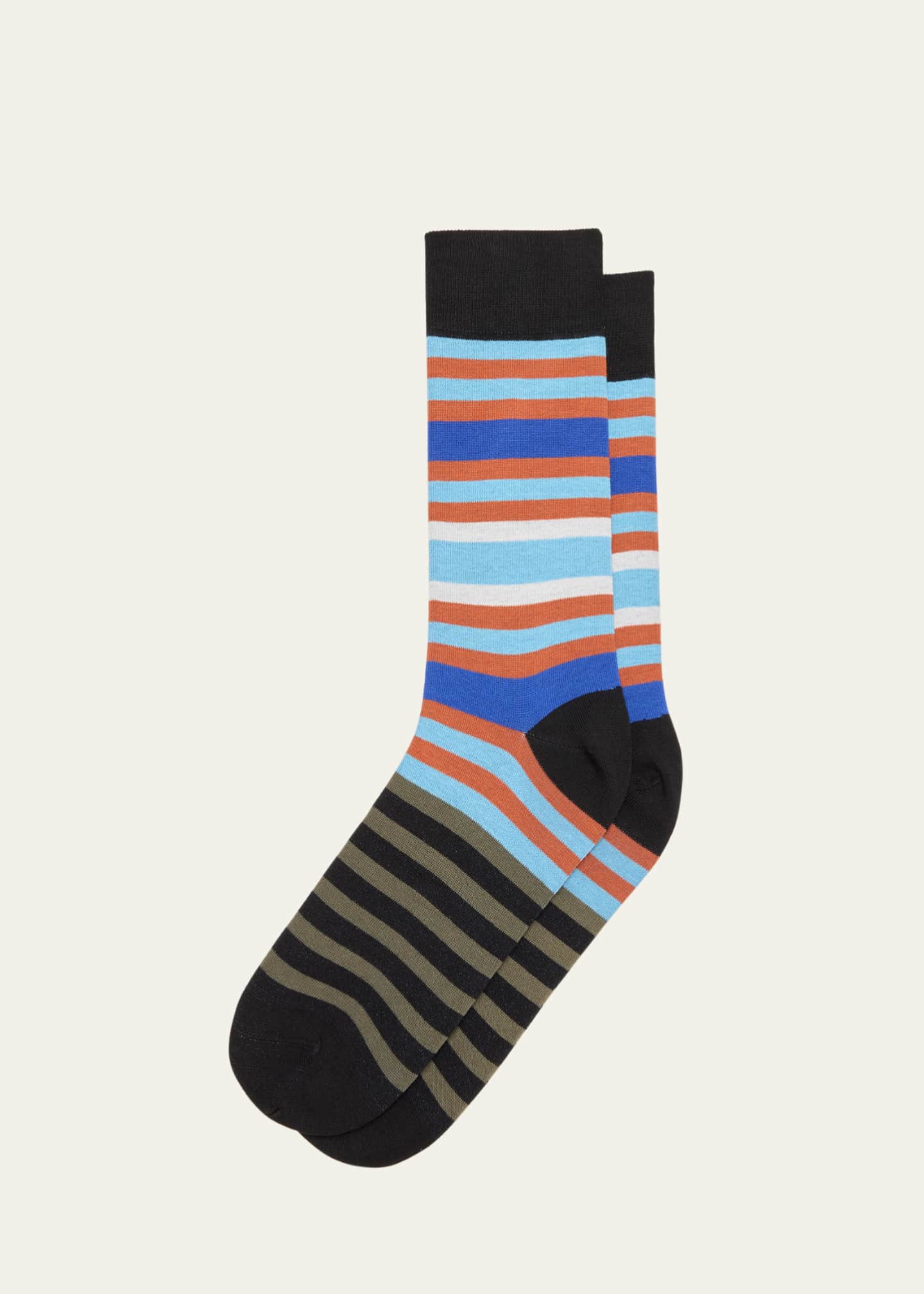 Paul Smith Men's George Stripe Crew Socks - Bergdorf Goodman