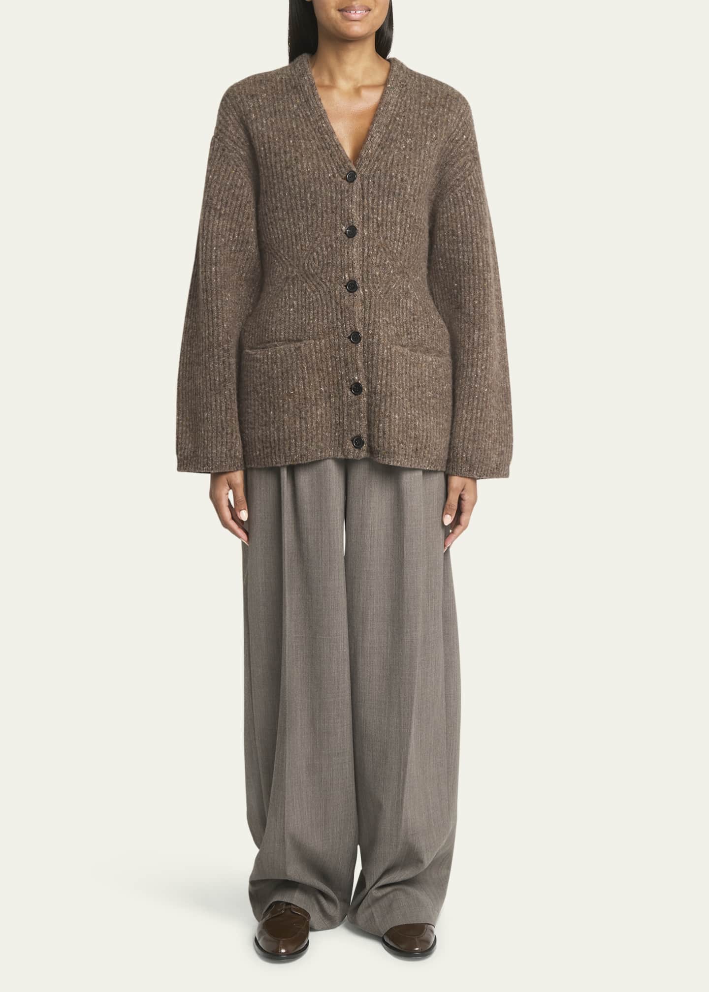 Co Structured Wool Cashmere Cardigan - Bergdorf Goodman