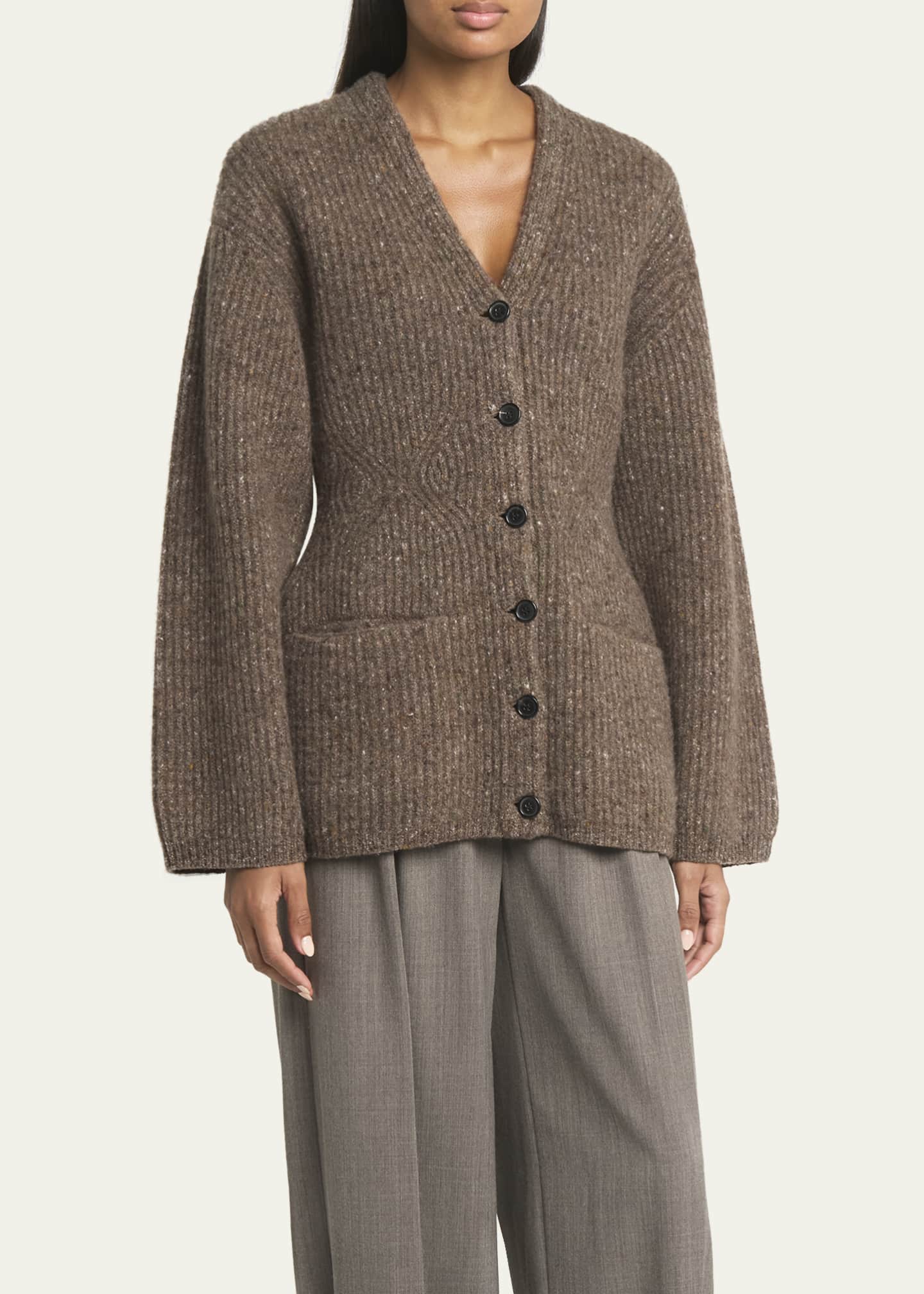 Co Structured Wool Cashmere Cardigan - Bergdorf Goodman