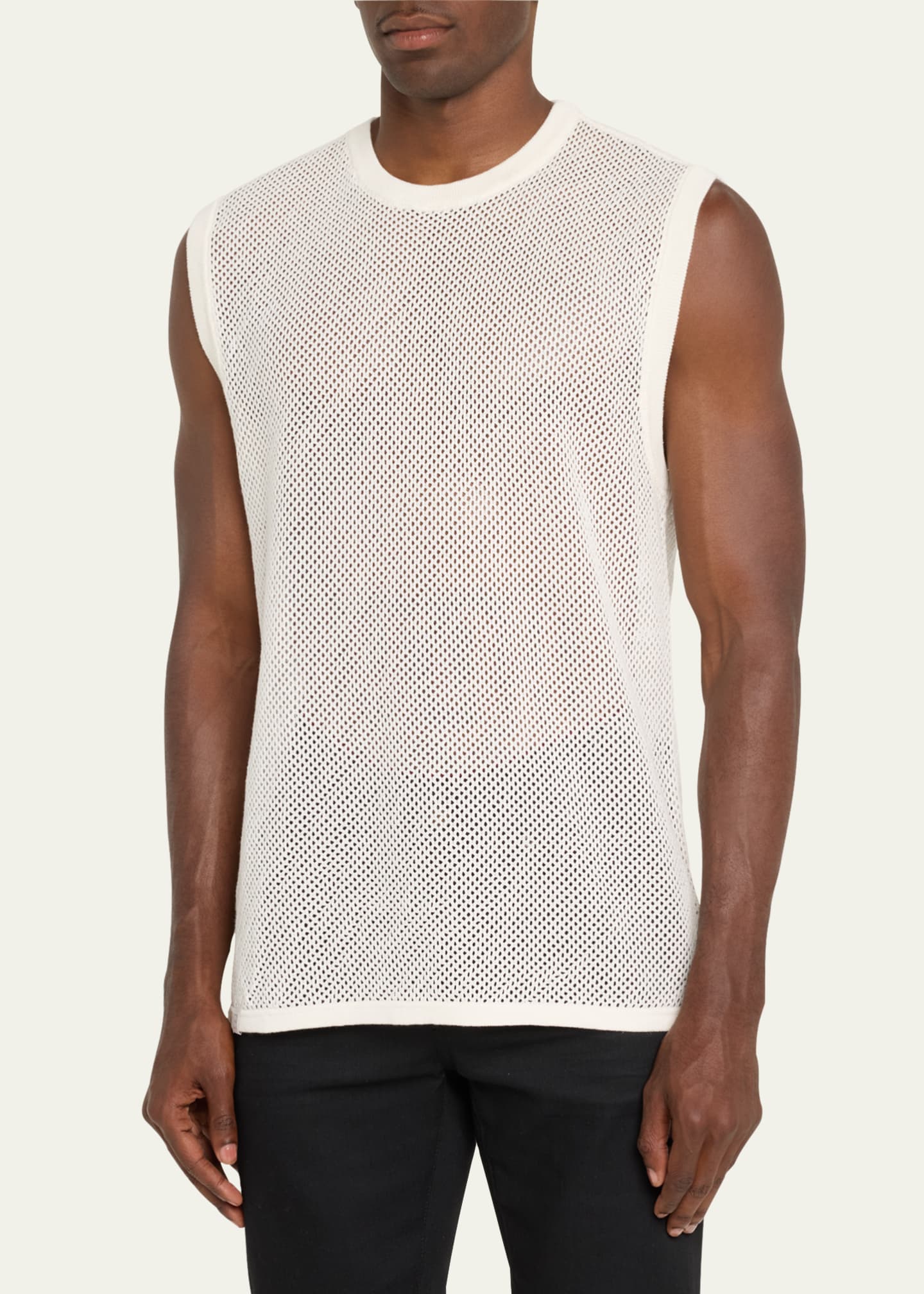 Ksubi Men's Networth Crewneck Mesh Tank - Bergdorf Goodman