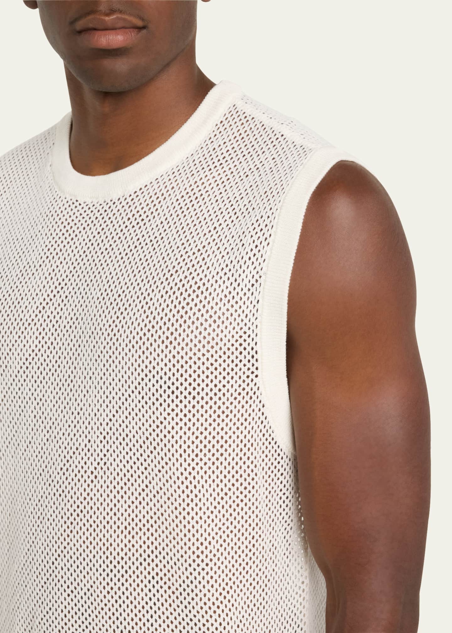 Ksubi Men's Networth Crewneck Mesh Tank - Bergdorf Goodman
