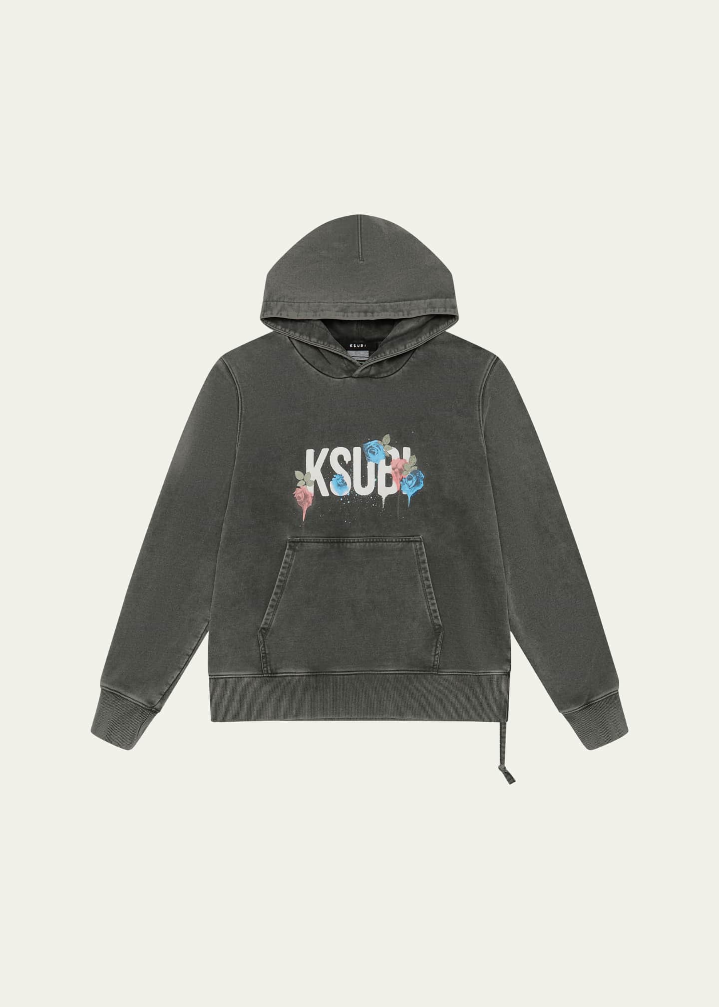 Ksubi Men's Kash Logo-Print Cotton Hoodie - Bergdorf Goodman