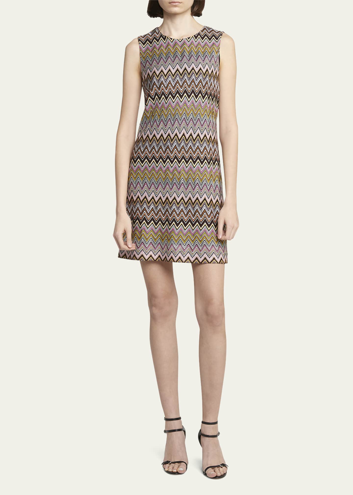 Missoni Chevron Sleeveless Short Dress - Bergdorf Goodman