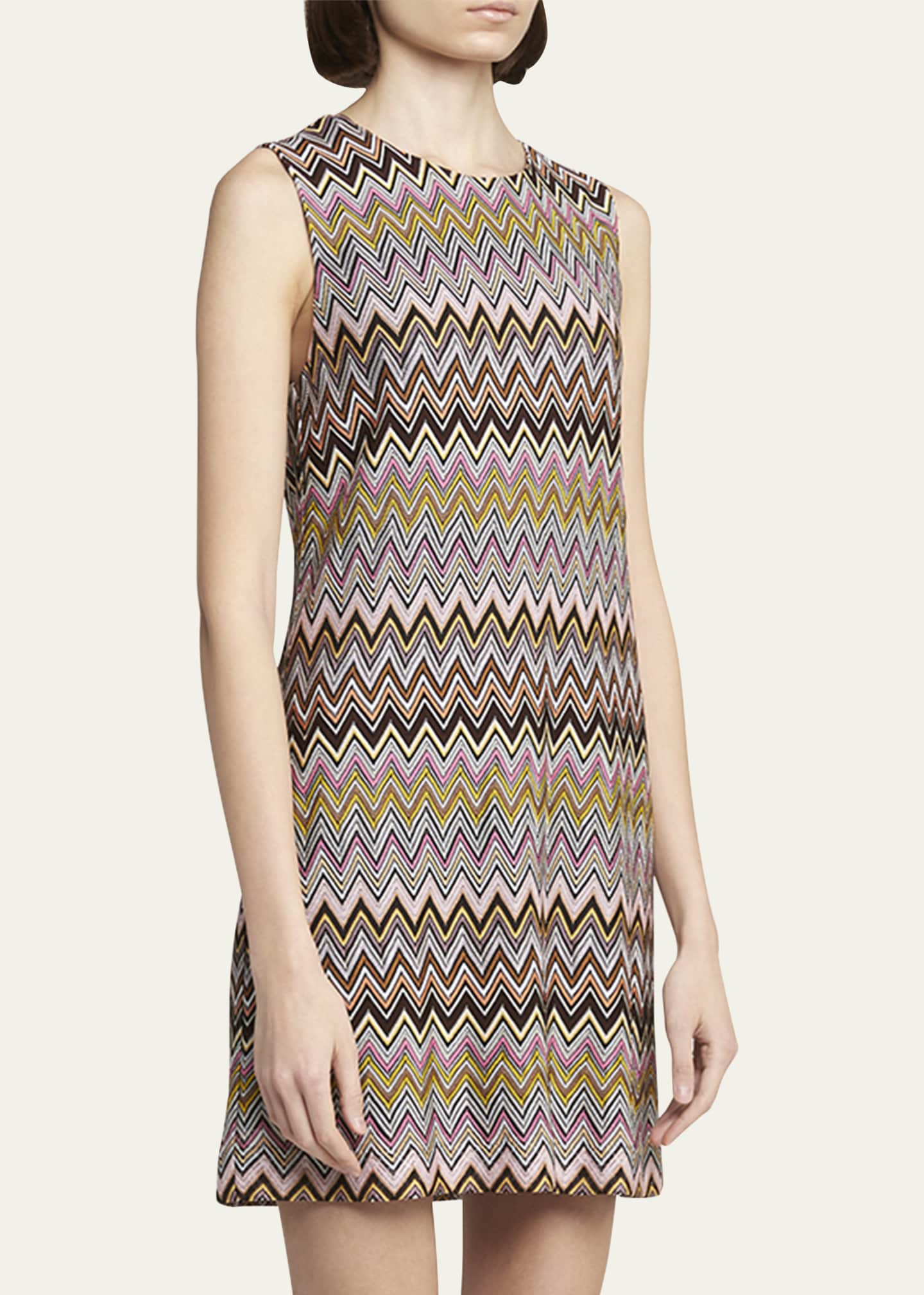 Missoni Chevron Sleeveless Short Dress - Bergdorf Goodman