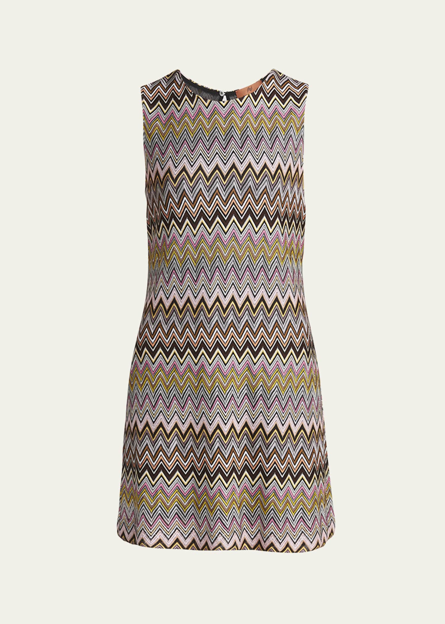 Missoni Chevron Sleeveless Short Dress - Bergdorf Goodman