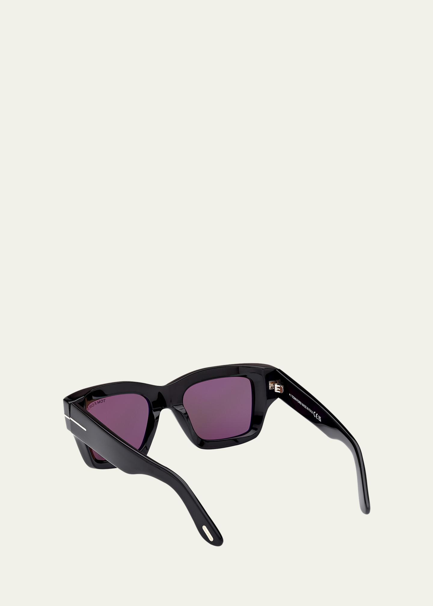 Tom Ford Mens Ilias Acetate Square Sunglasses Bergdorf Goodman