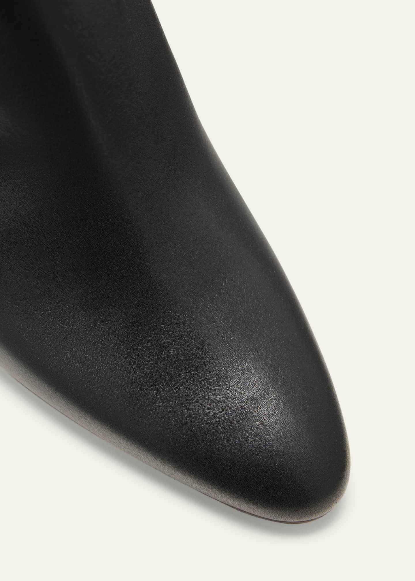 Manolo Blahnik Insopo Leather Booties - Bergdorf Goodman