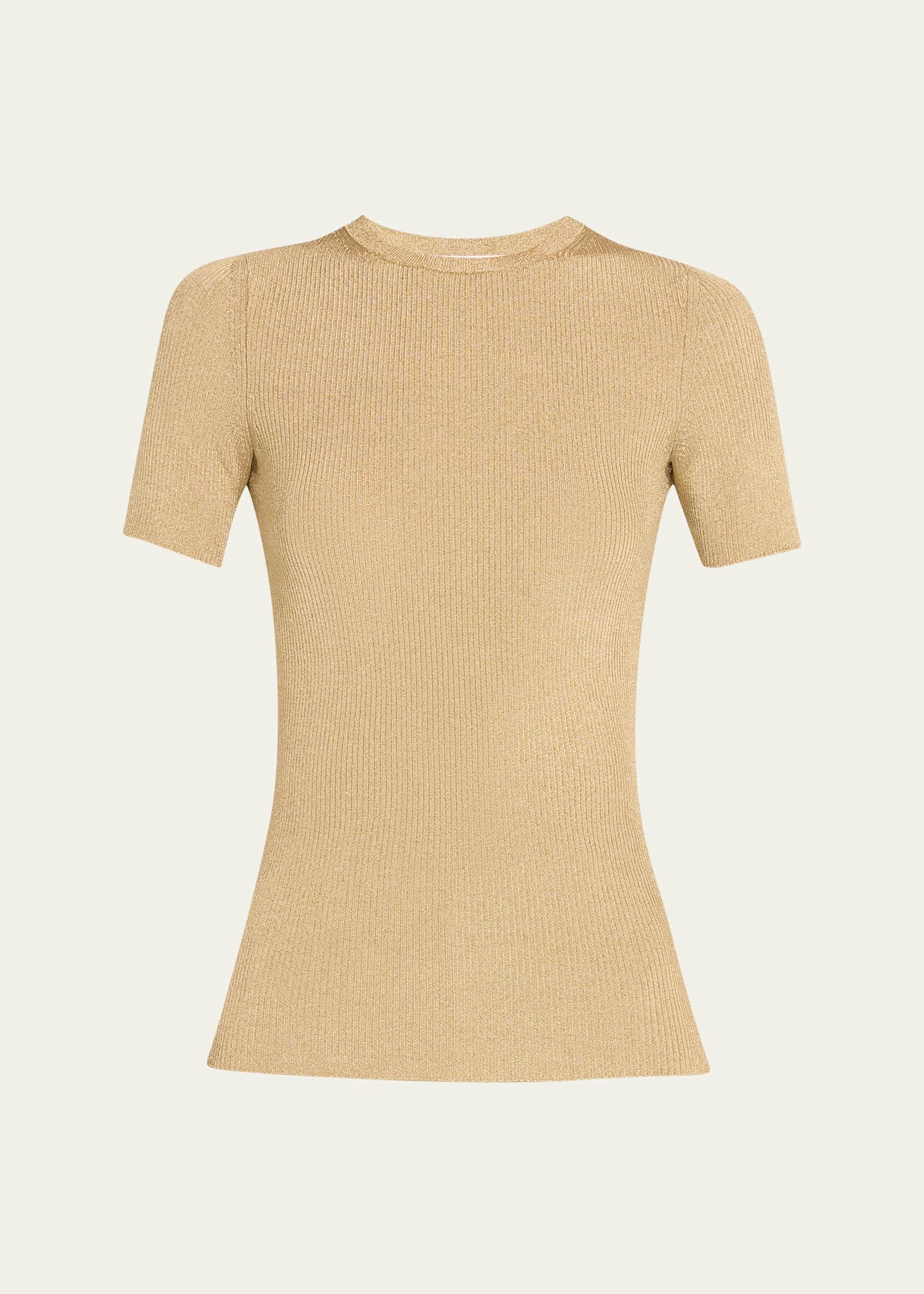 Michael Kors Collection Ribbed Crewneck Tee - Bergdorf Goodman