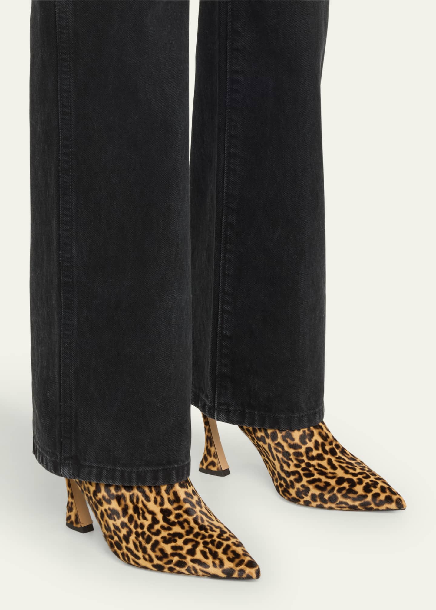 Alexandre Birman Bell Leopard Ankle Booties - Bergdorf Goodman