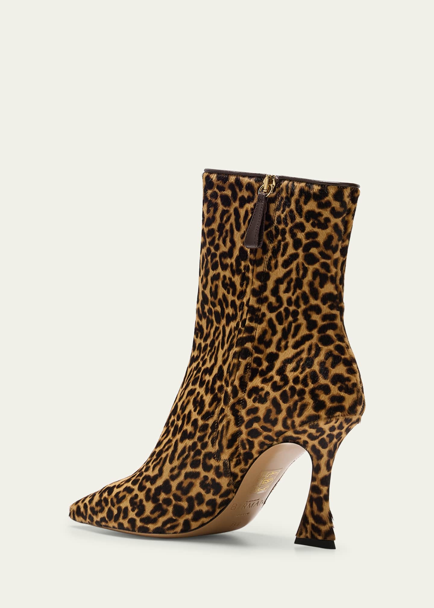 Alexandre Birman Bell Leopard Ankle Booties - Bergdorf Goodman