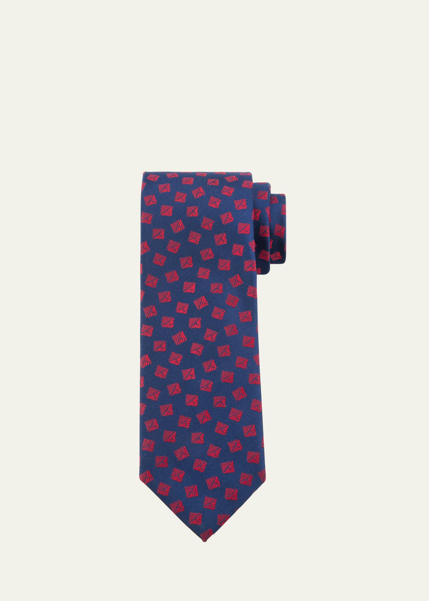 Charvet Men's Diamond Woven Silk Tie - Bergdorf Goodman Charvet Men's Diamond Woven Silk Tie - Bergdorf Goodman