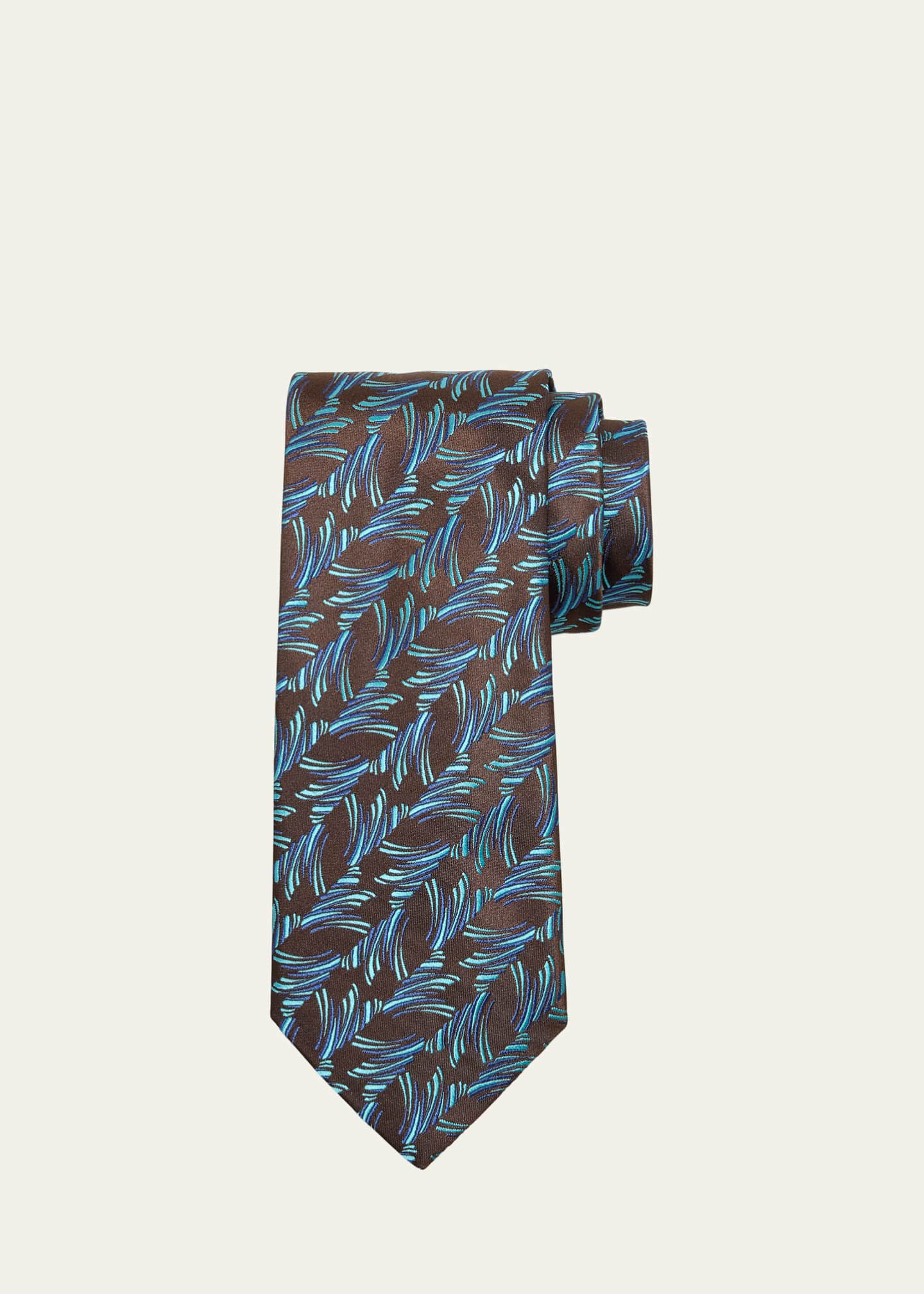 Charvet Men's Grass Line Woven Silk Tie - Bergdorf Goodman Charvet Men's Grass Line Woven Silk Tie - Bergdorf Goodman