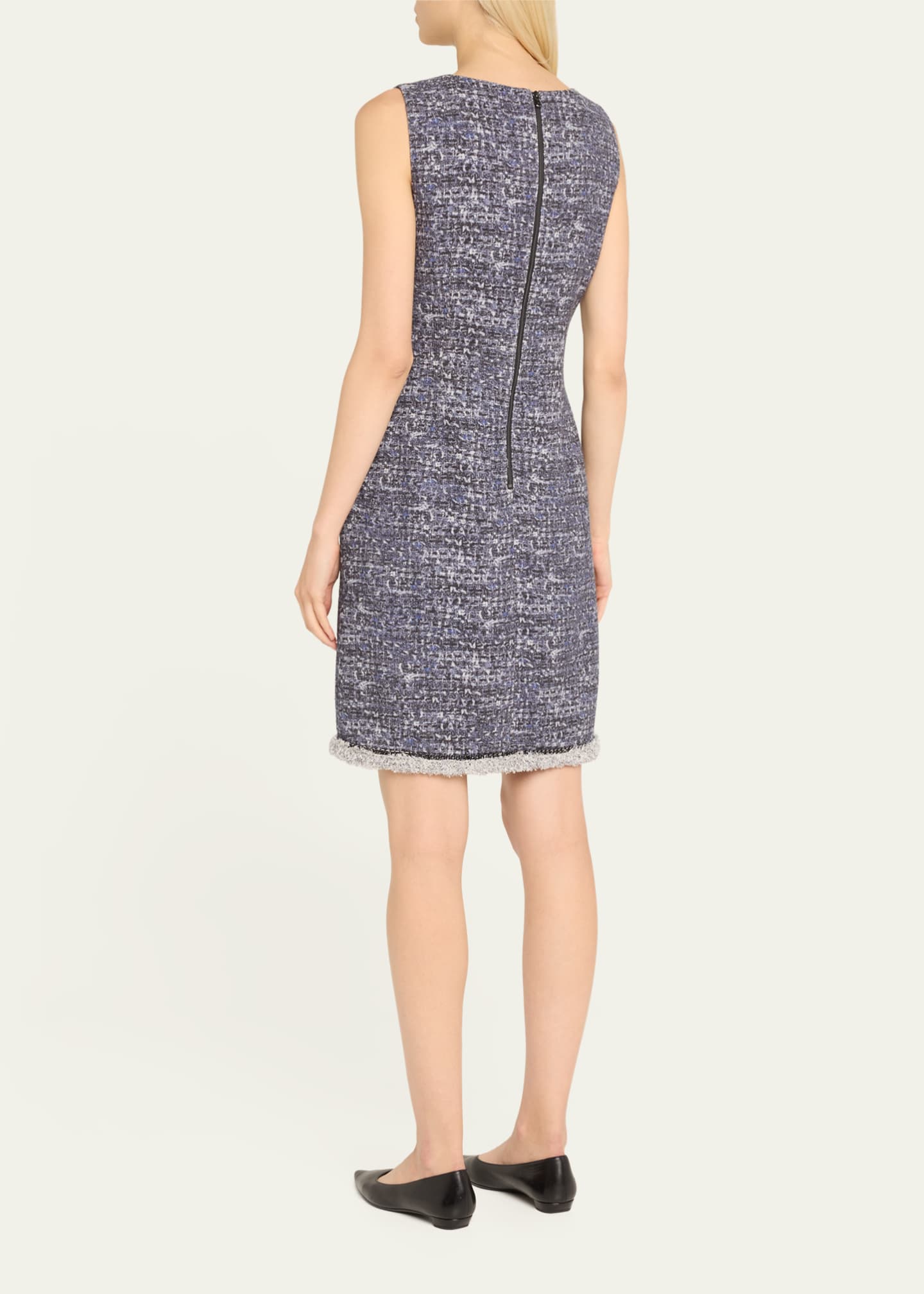 Kobi Halperin Kelly Sleeveless Fringe-Hem Boucle Mini Dress - Bergdorf ...