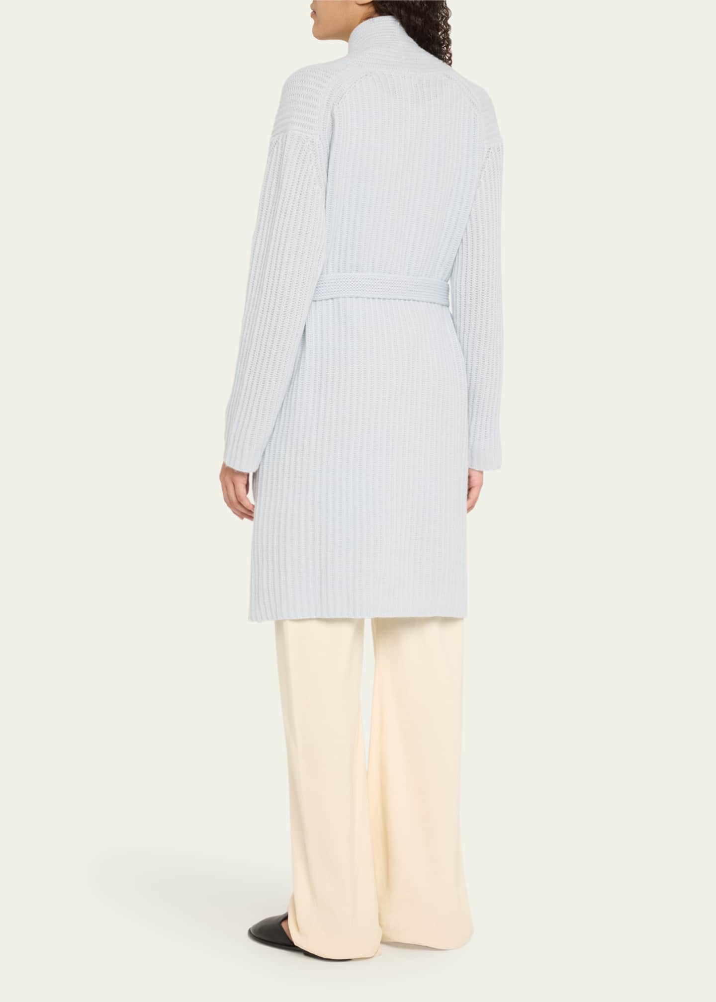 Arlotta Cashmere Ribbed Cashmere Short Robe - Bergdorf Goodman