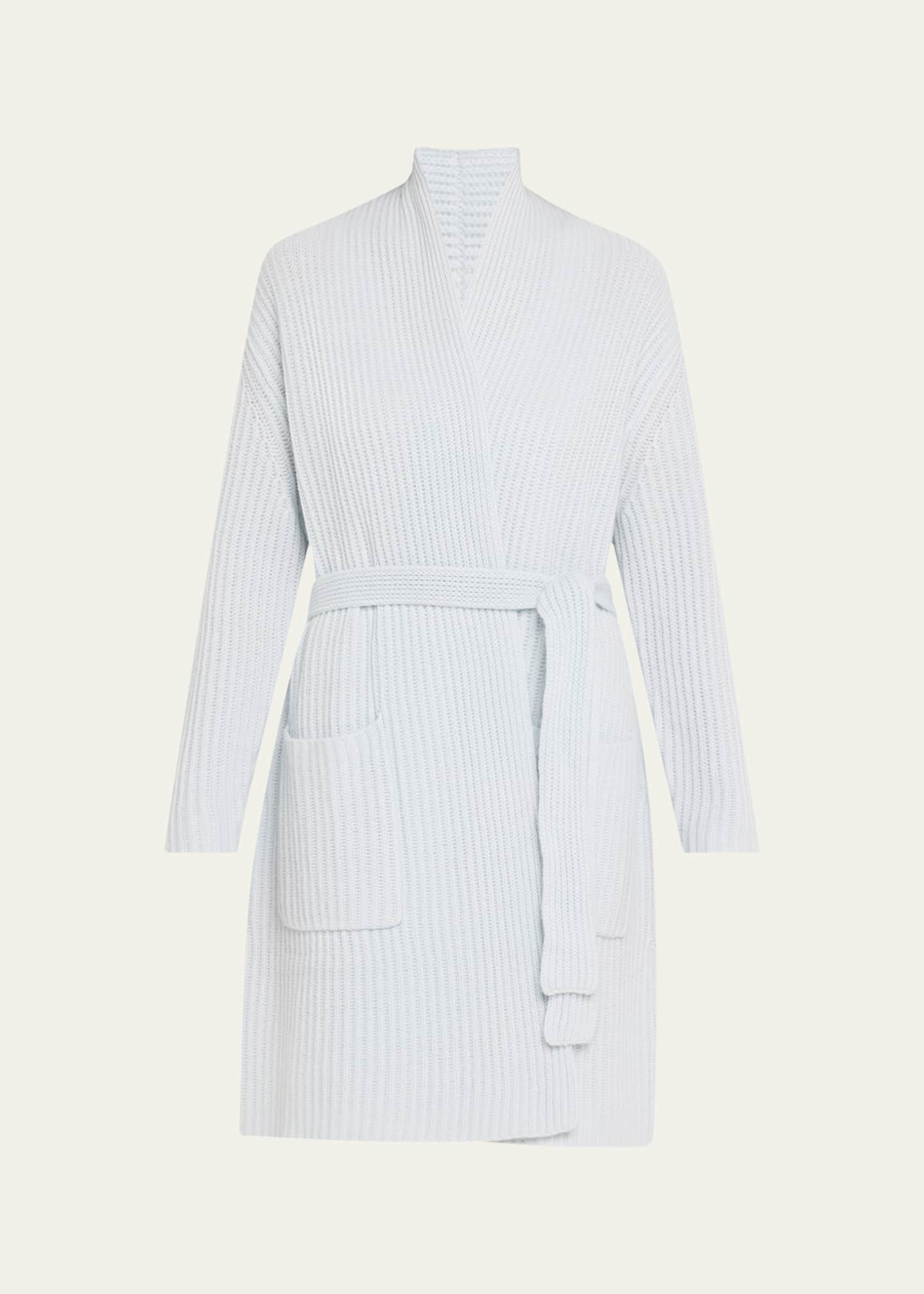 Arlotta Cashmere Ribbed Cashmere Short Robe - Bergdorf Goodman