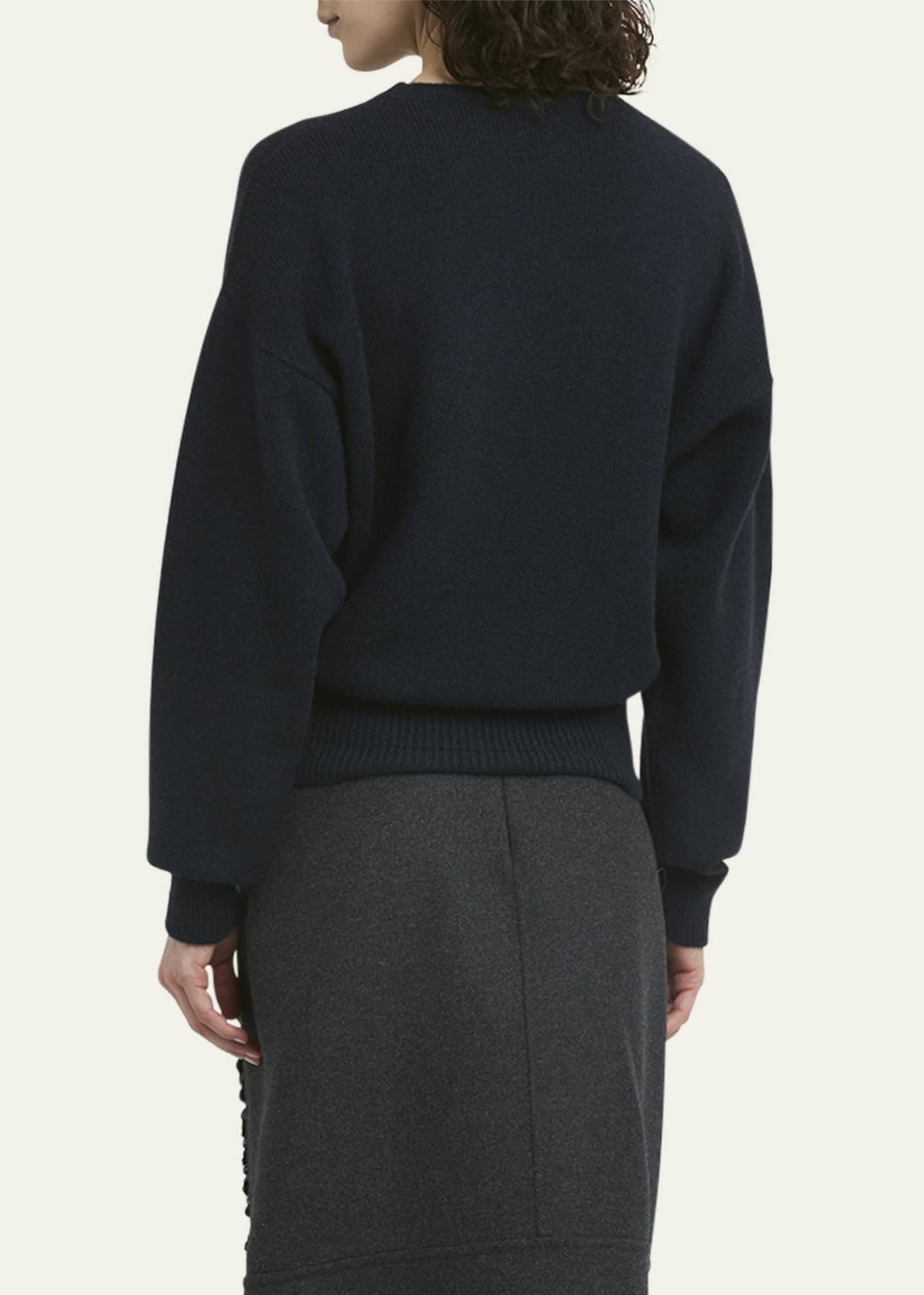 Plan C Long Sleeve Wool Sweater - Bergdorf Goodman