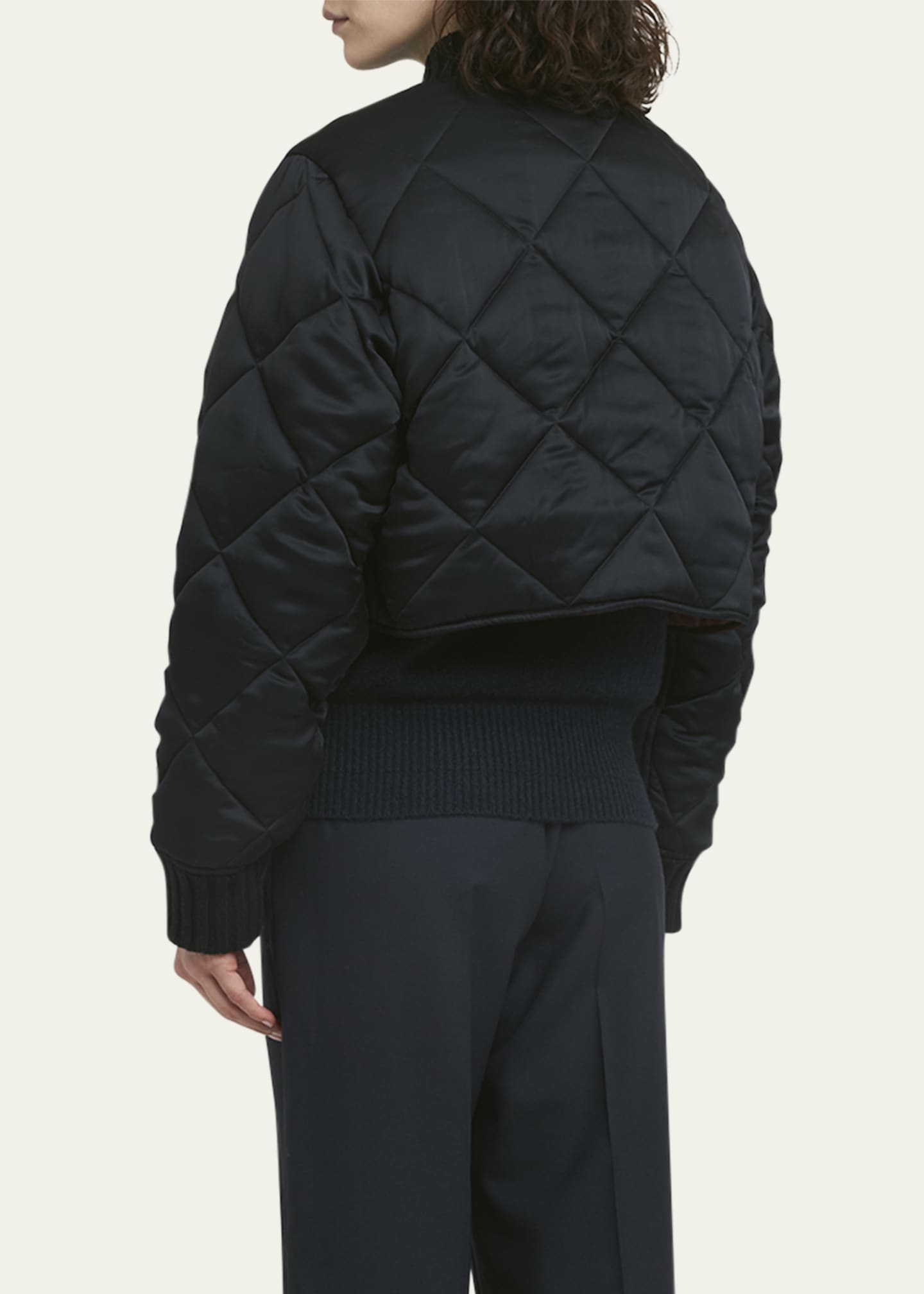 Plan C Quilted Crop Jacket - Bergdorf Goodman
