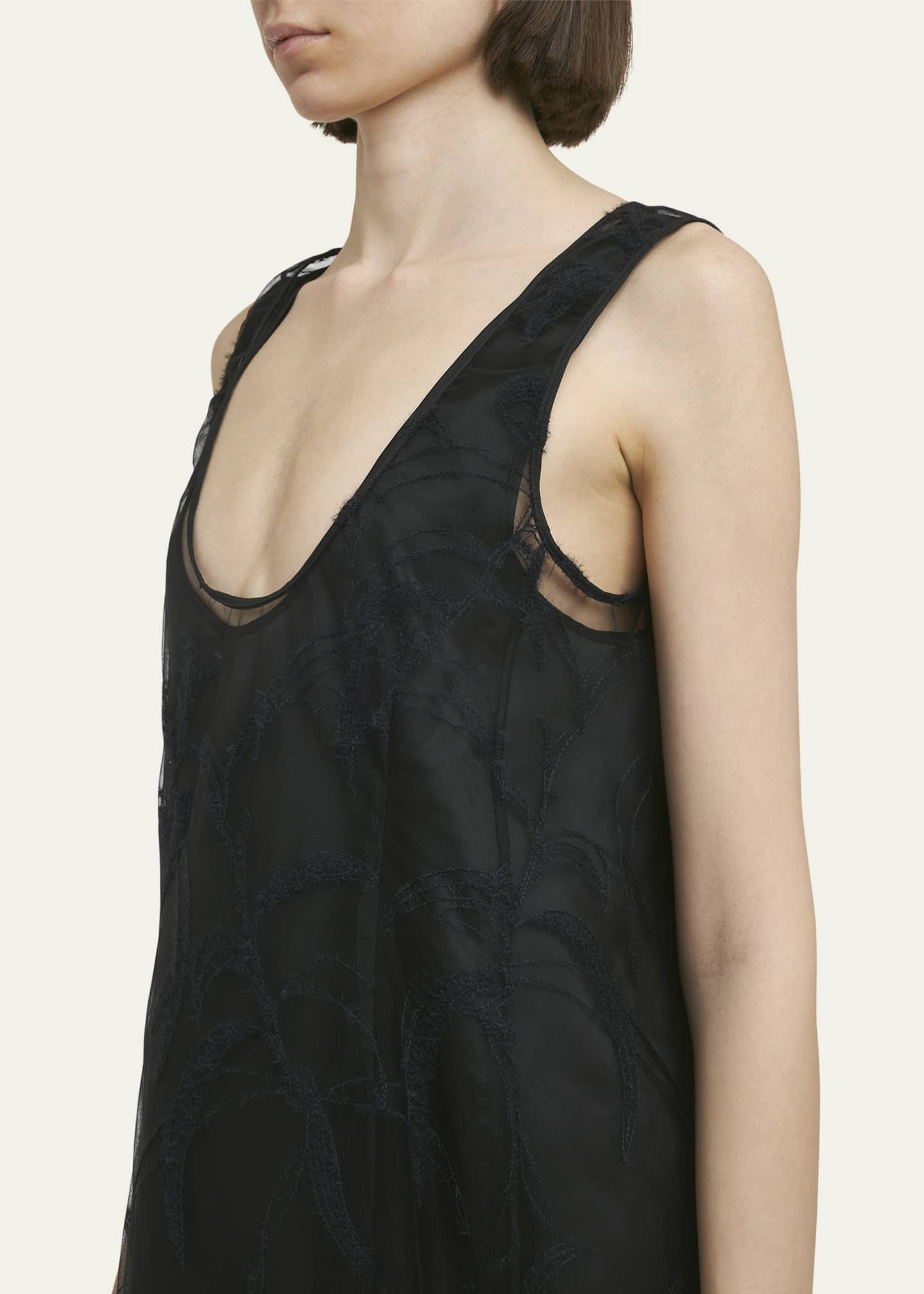 Plan C Floral Overlayed Maxi Dress - Bergdorf Goodman